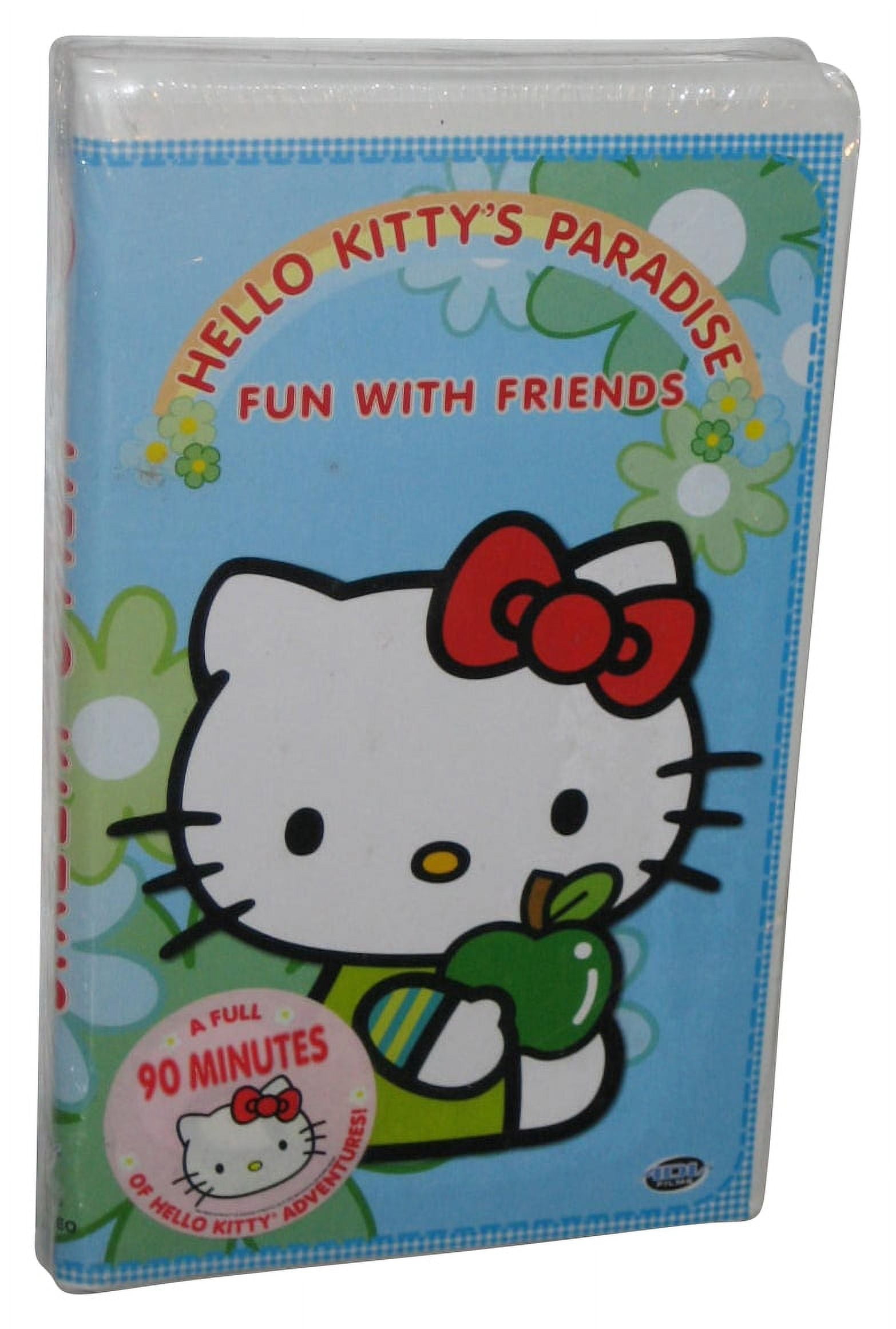 Hello Kitty's Paradise Fun With Friends (2003) Adv Films Anime VHS Tape ...