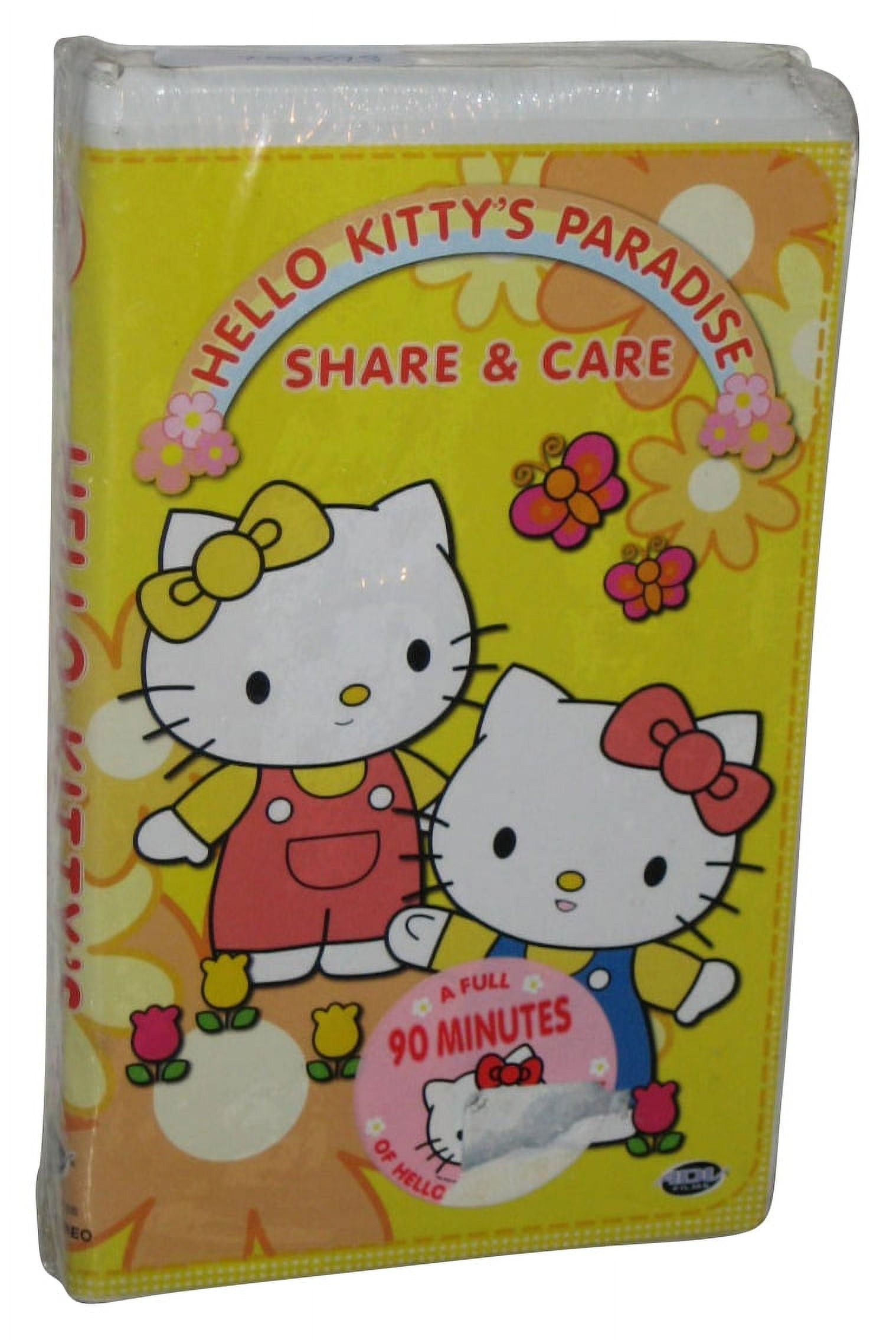 Hello Kitty's Paradise Share & Care (2003) Adv Films Anime VHS Tape ...