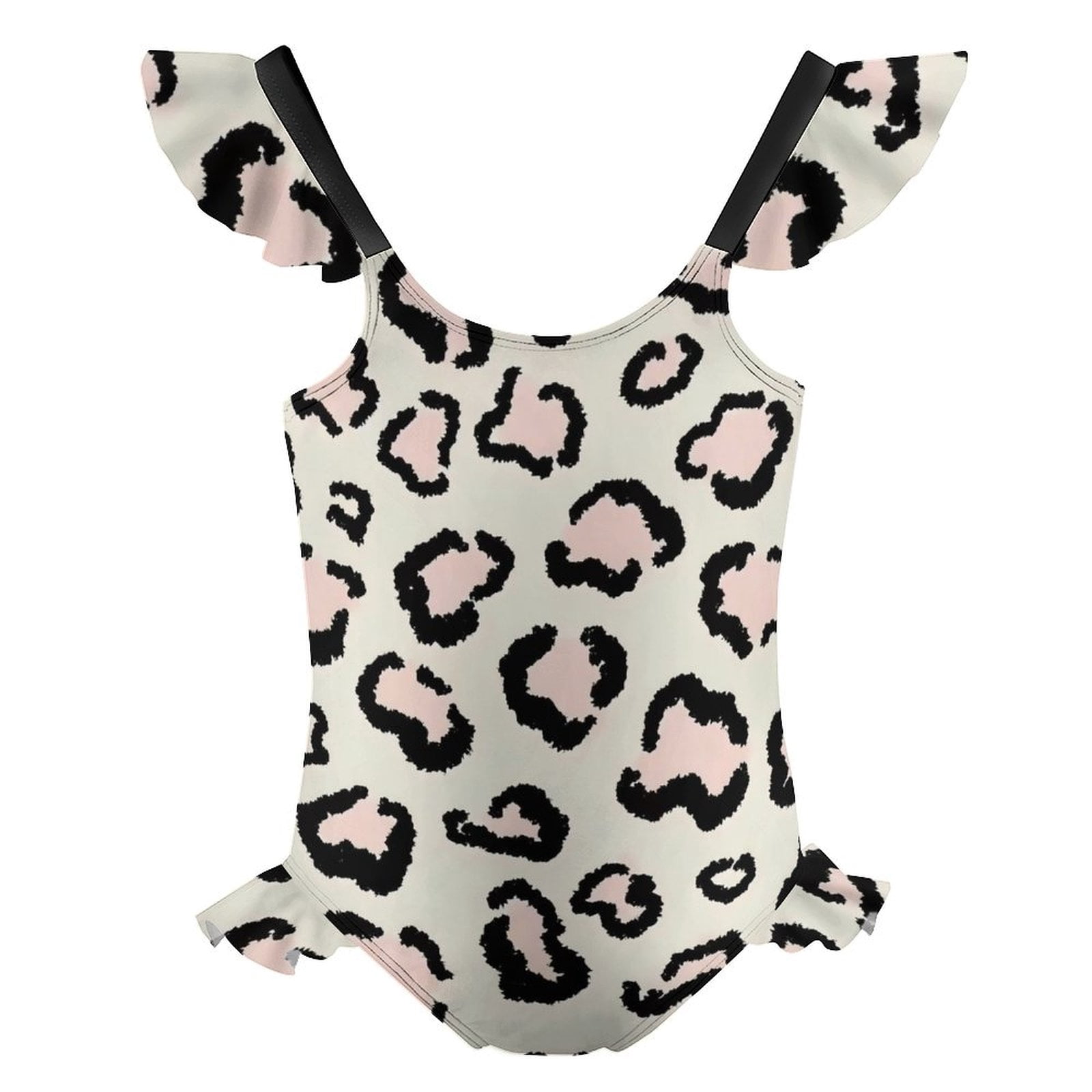 Hello Kitty swimsuit for Girl Cute Teen Girls One Piece Ruffle Trim ...