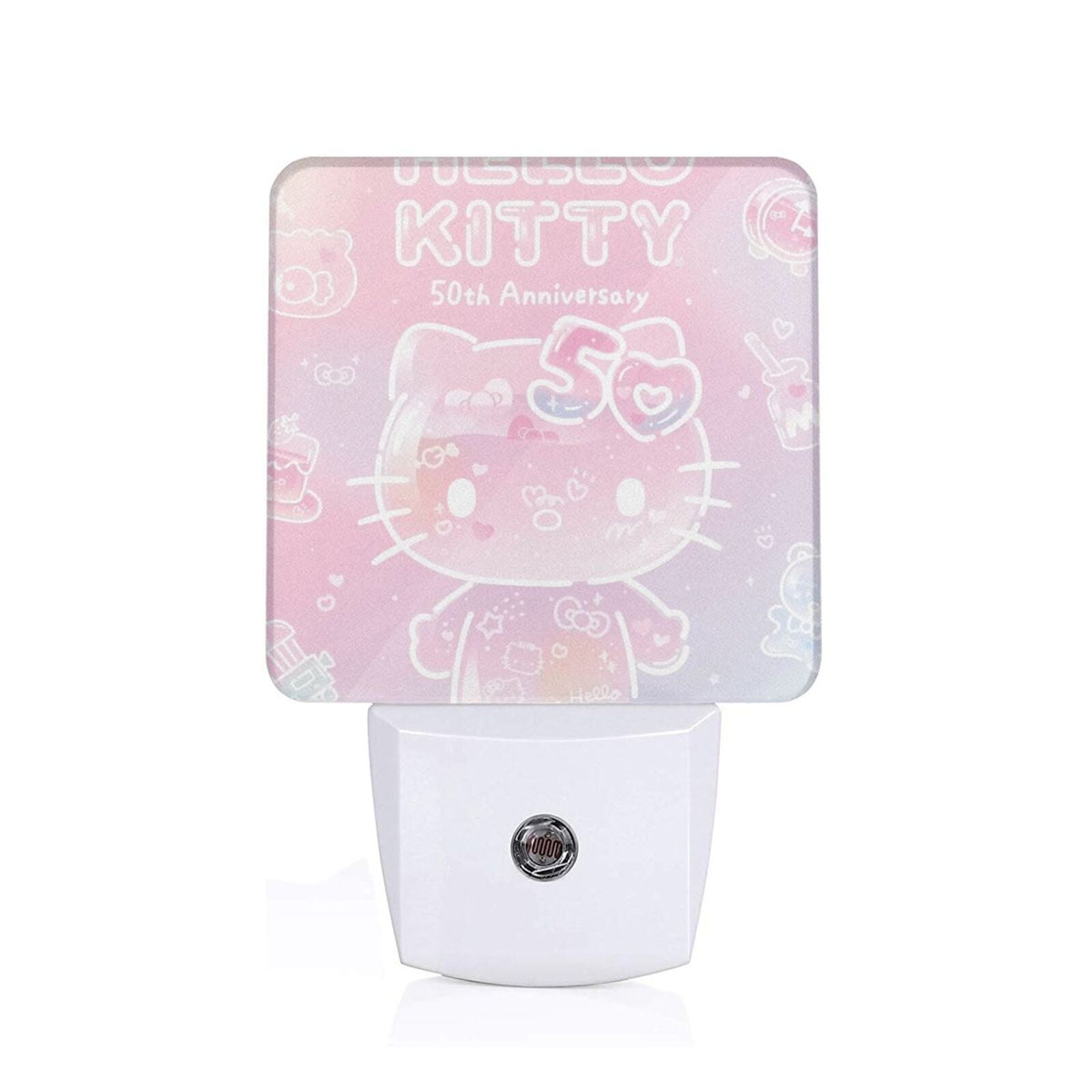 Hello-Kitty th Anniversary Night Lights Plug Into Wall [1 Pack],Color ...
