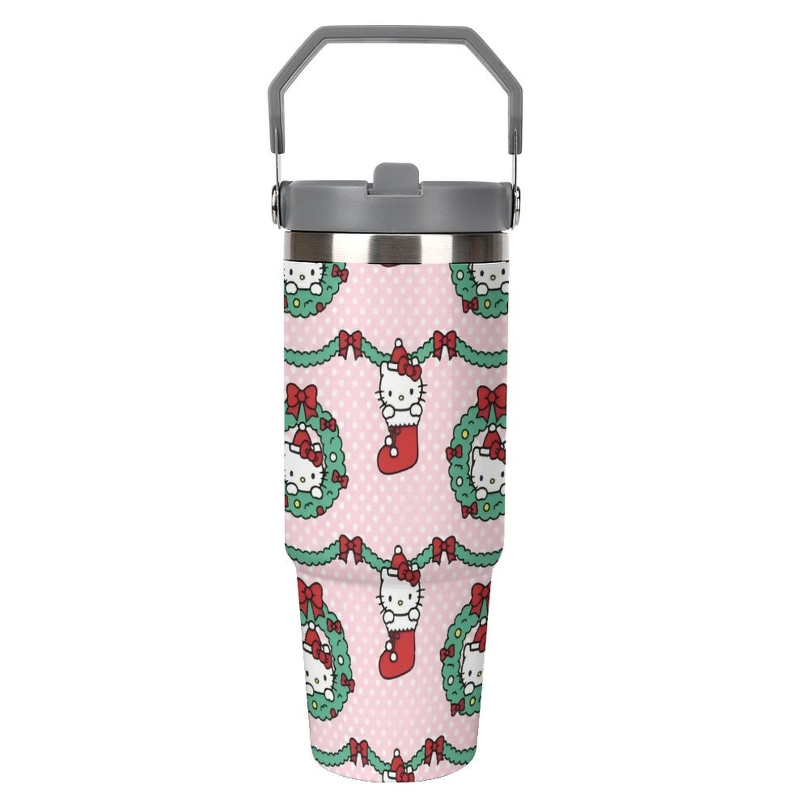 Hello Kitty travel mugs for hot and cold beverages with handle ...