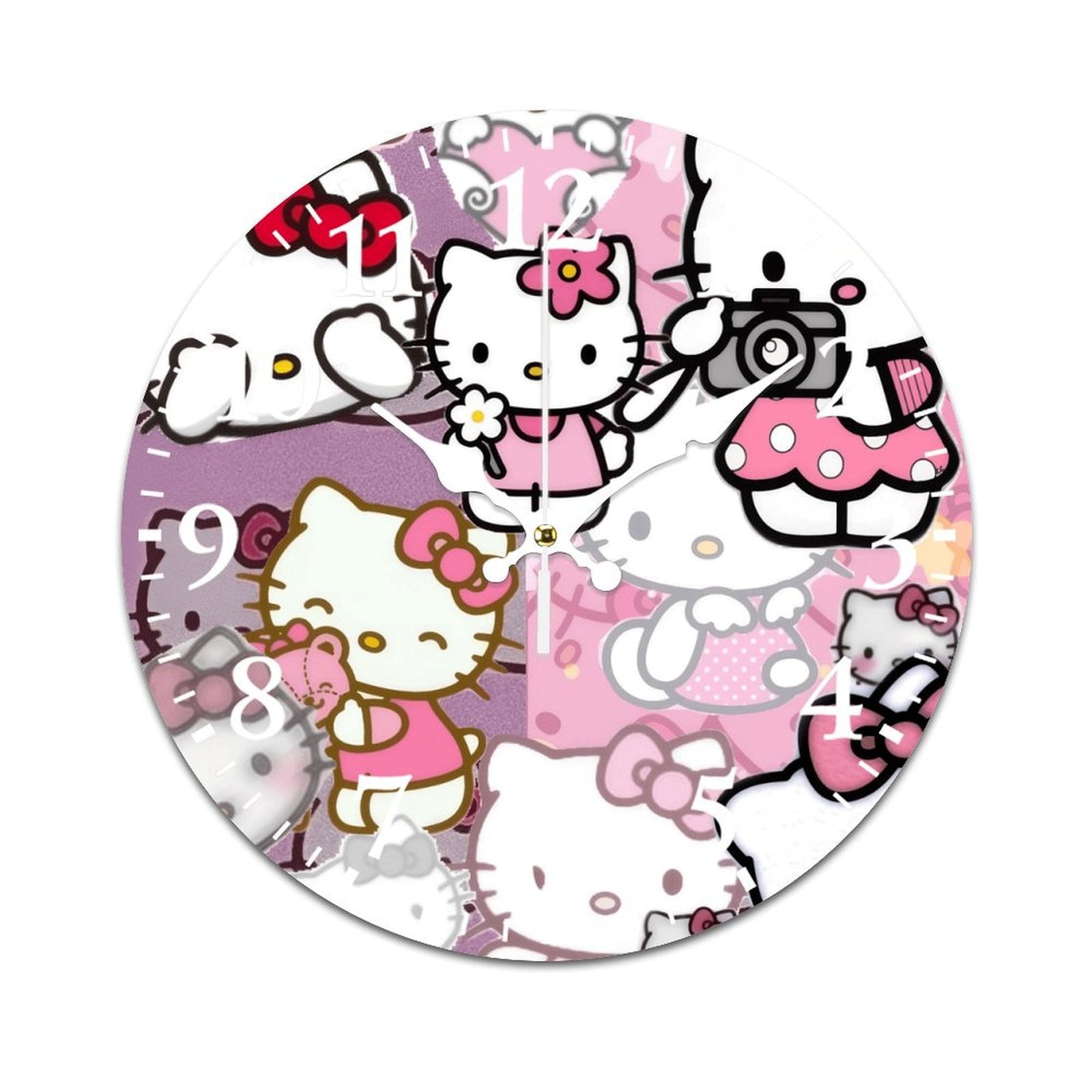 Hello Kitty wall clocks battery operated decorative 34cm/13.39in ...