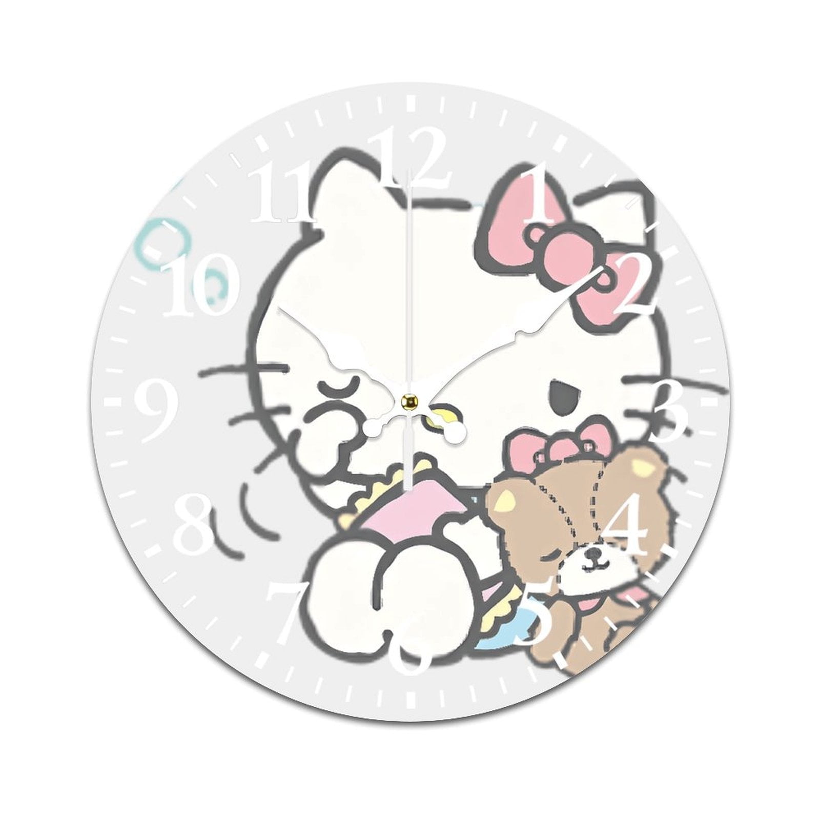 Hello Kitty wall clocks battery operated decorative 34cm/13.39in ...