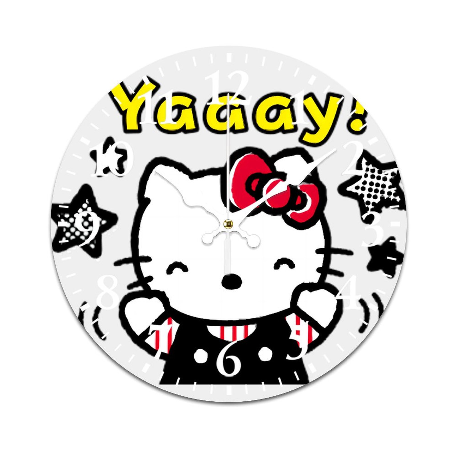 Hello Kitty wall clocks battery operated decorative 34cm/13.39in ...