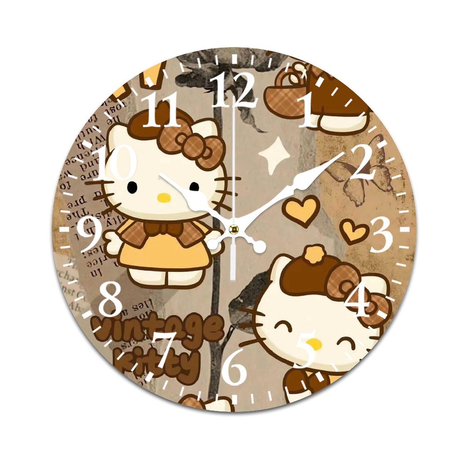 Hello Kitty wall clocks battery operated decorative 34cm/13.39in ...
