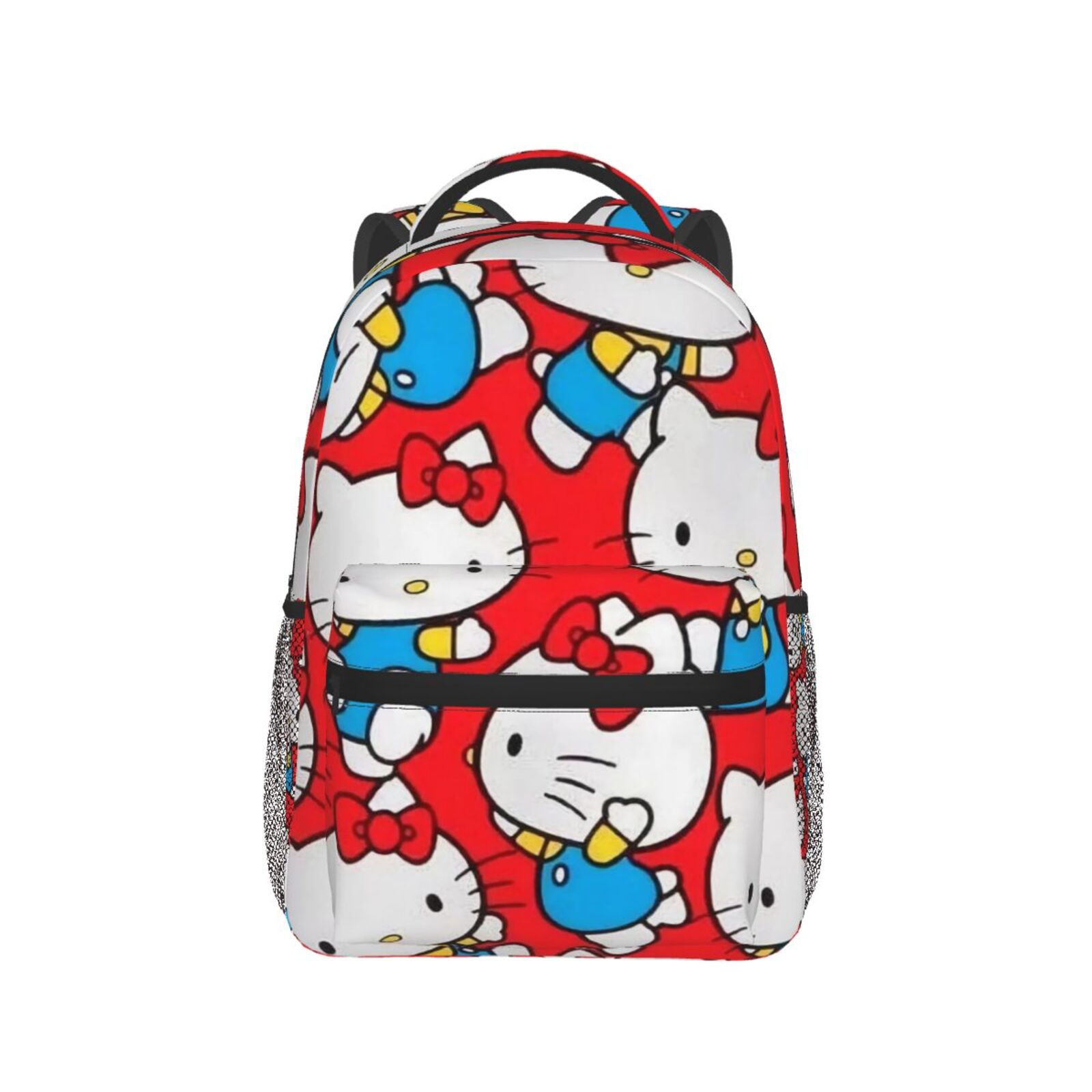 Hello Kitty with Red Bow Backpack 15.7 Inch,Travel Backpack Lightweight ...