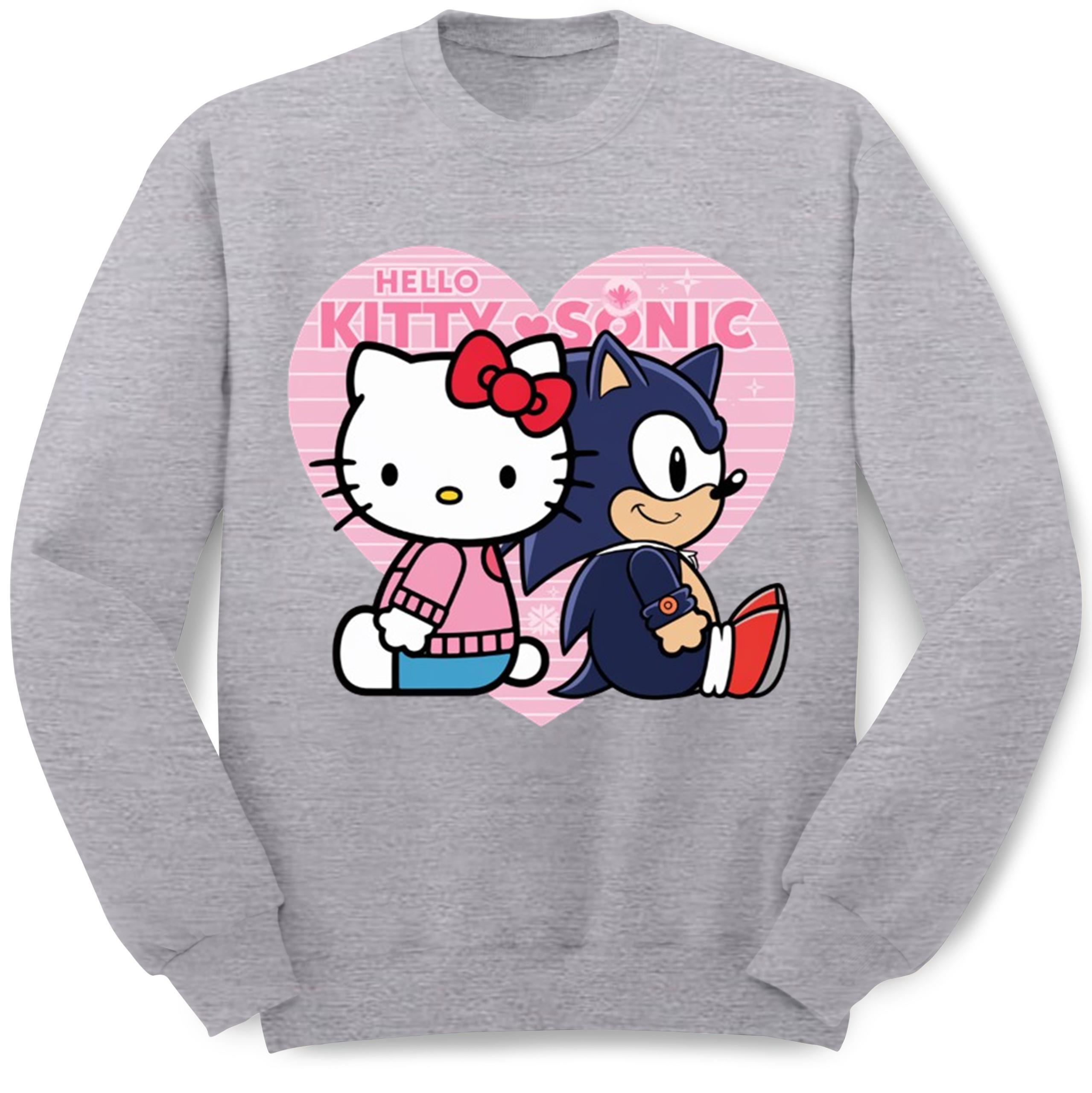 Hello Kitty x Sonic the Hedgehog T-shirt - Walmart.com