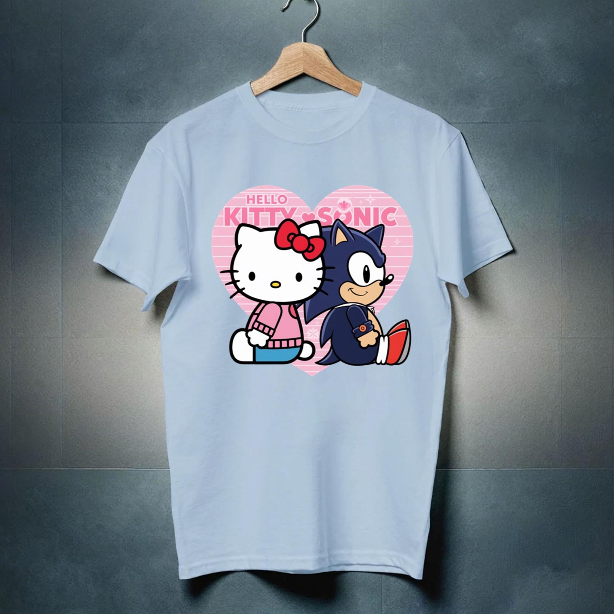 Hello Kitty x Sonic the Hedgehog T-shirt - Walmart.com