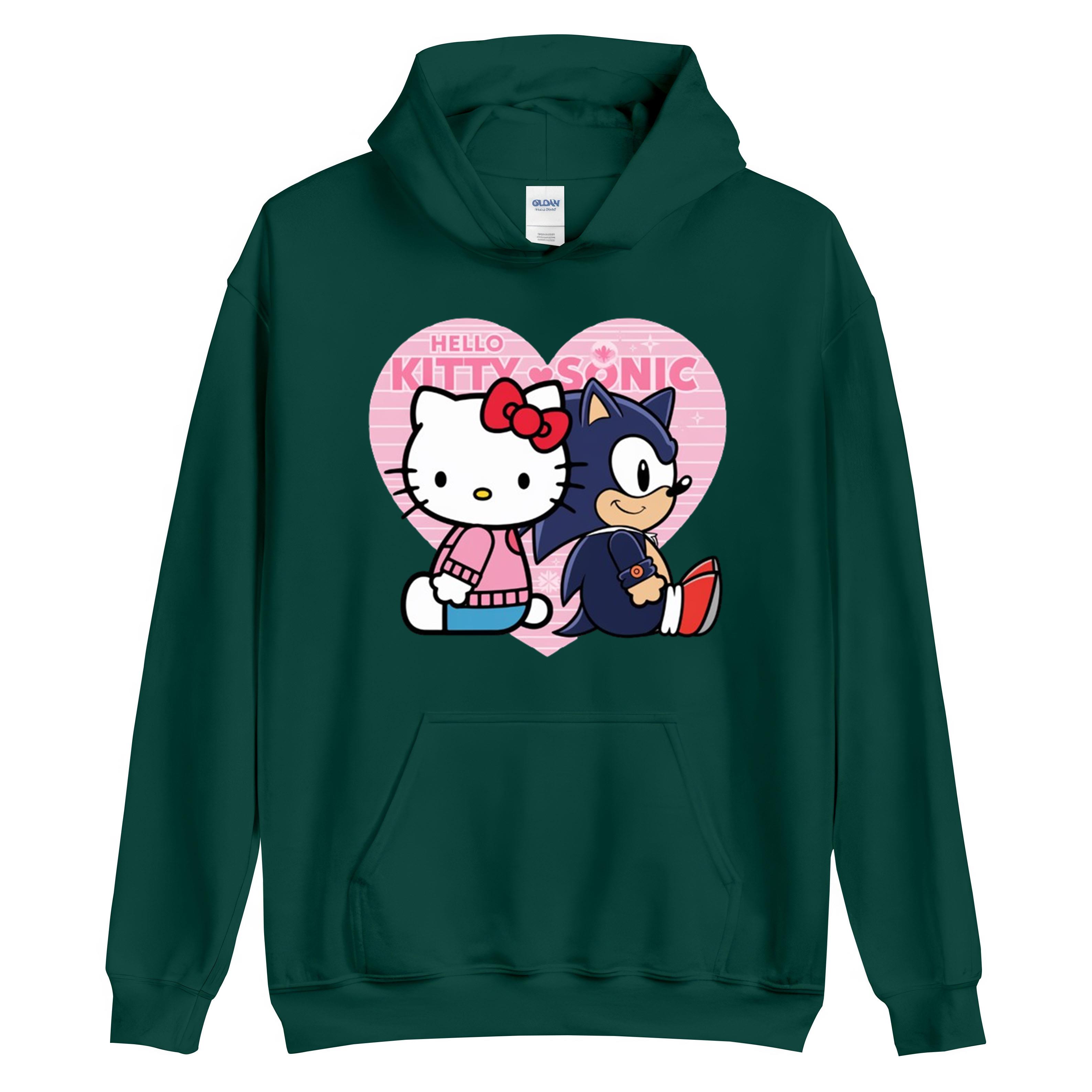 Hello Kitty x Sonic the Hedgehog T-shirt - Walmart.com