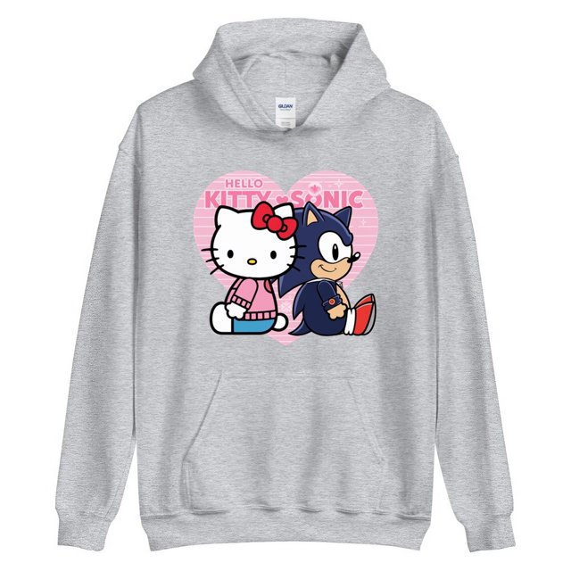 Hello Kitty x Sonic the Hedgehog T-shirt - Walmart.com