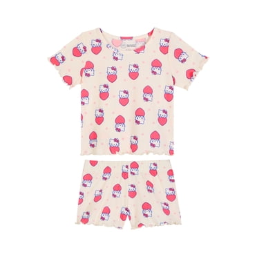 Hello Kitty x Wonder Nation Girls Tank Top and Sleep Shorts Pajama Set ...
