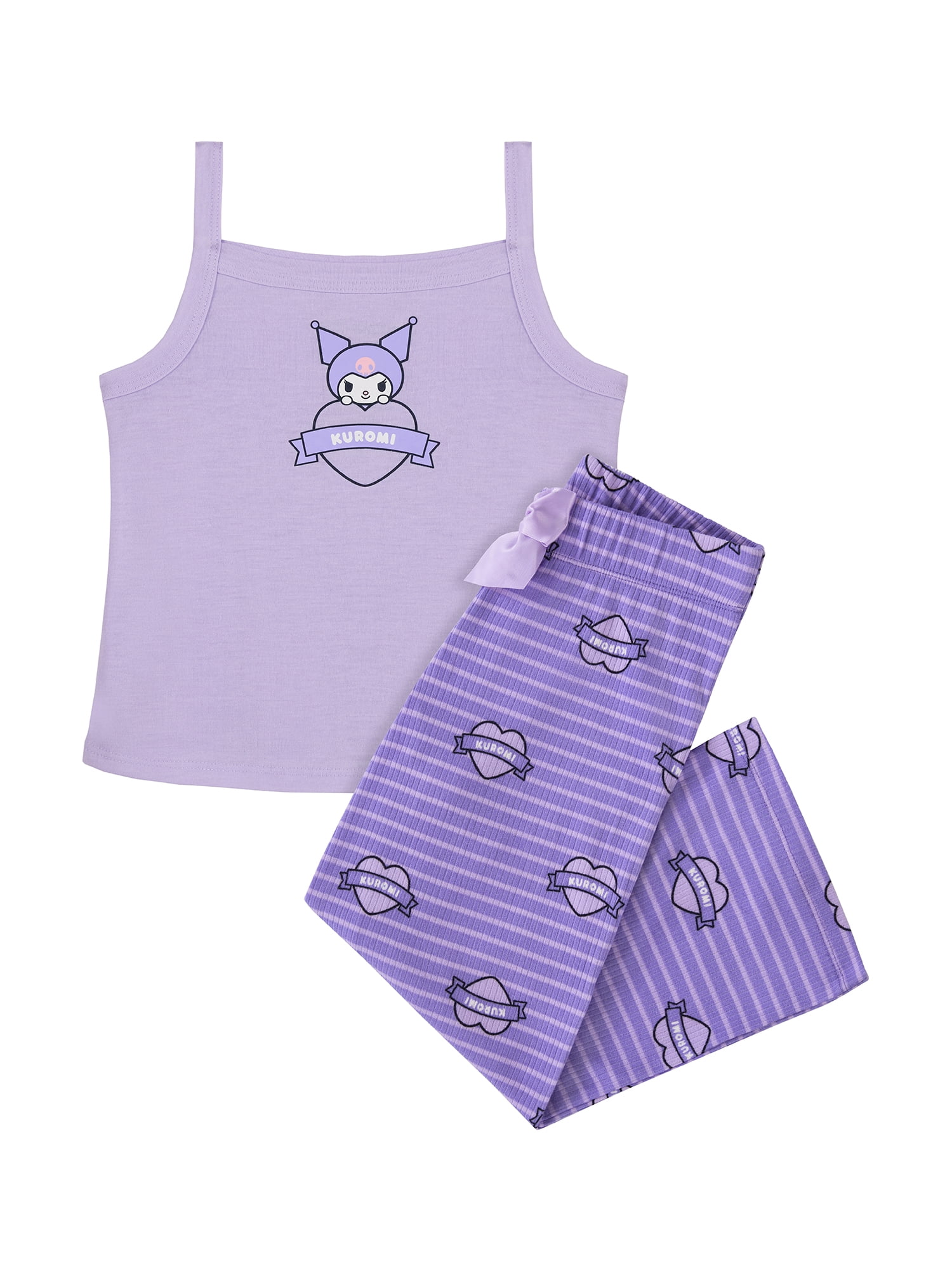Hello Kitty x Wonder Nation Girls Tank and Sleep Pant Pajama Set, 2 ...