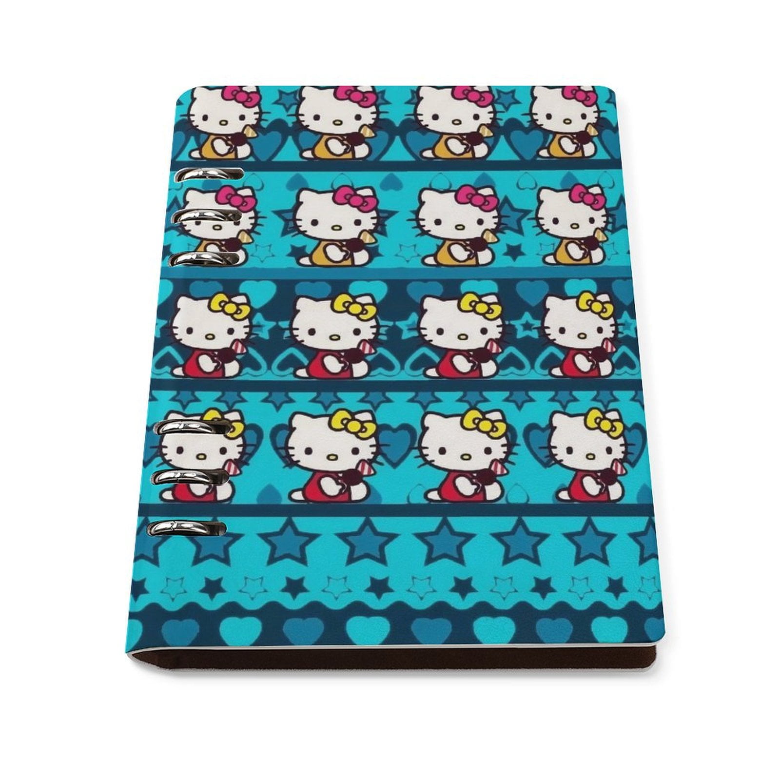 Hello Kitty301156 Refillable Leather A5 Loose Leaf Notebook, Loose Leaf ...