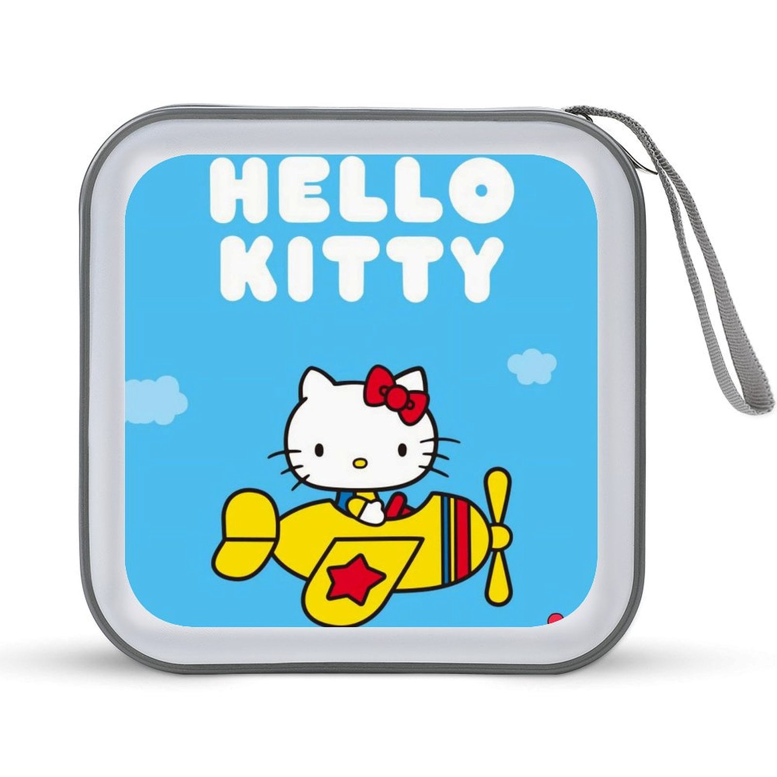 Hello Kitty8458 CD Case, 40 Capacity VCD/DVD Case Holders Wallet Hard ...