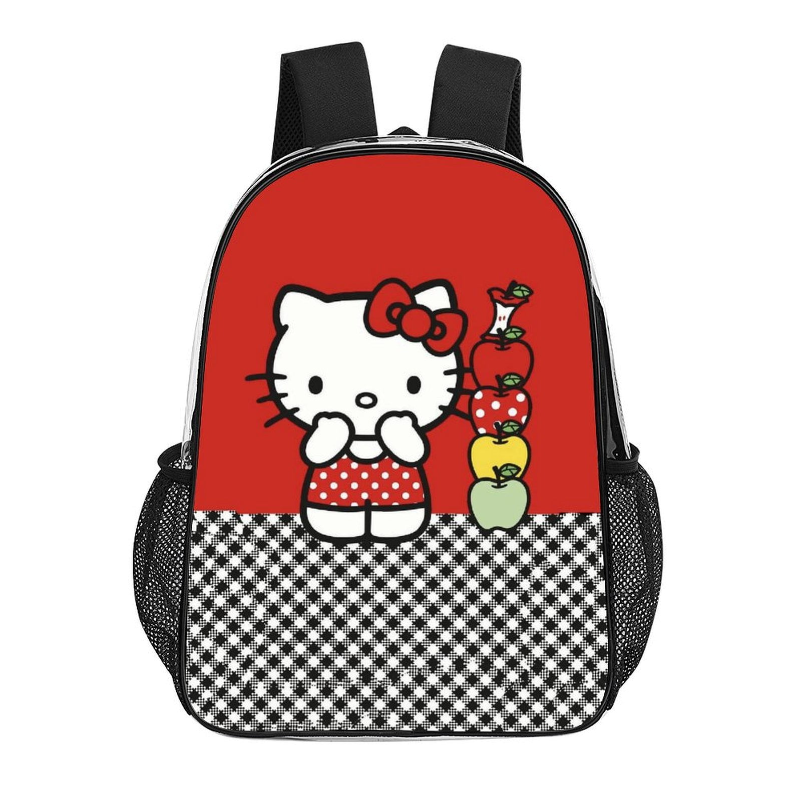 Hello Kitty9845 17 Inch Clear Backpack Large Capacity Heavy Duty PVC Transparent Bookbag with ...
