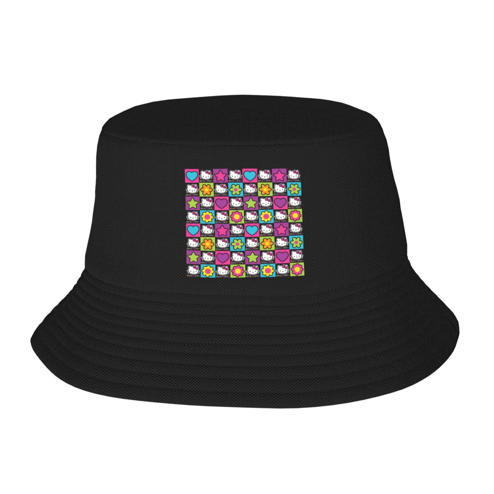 Hello Kittyadult Fisherman Bucket Hat - Unisex Cotton Sun Hat For ...