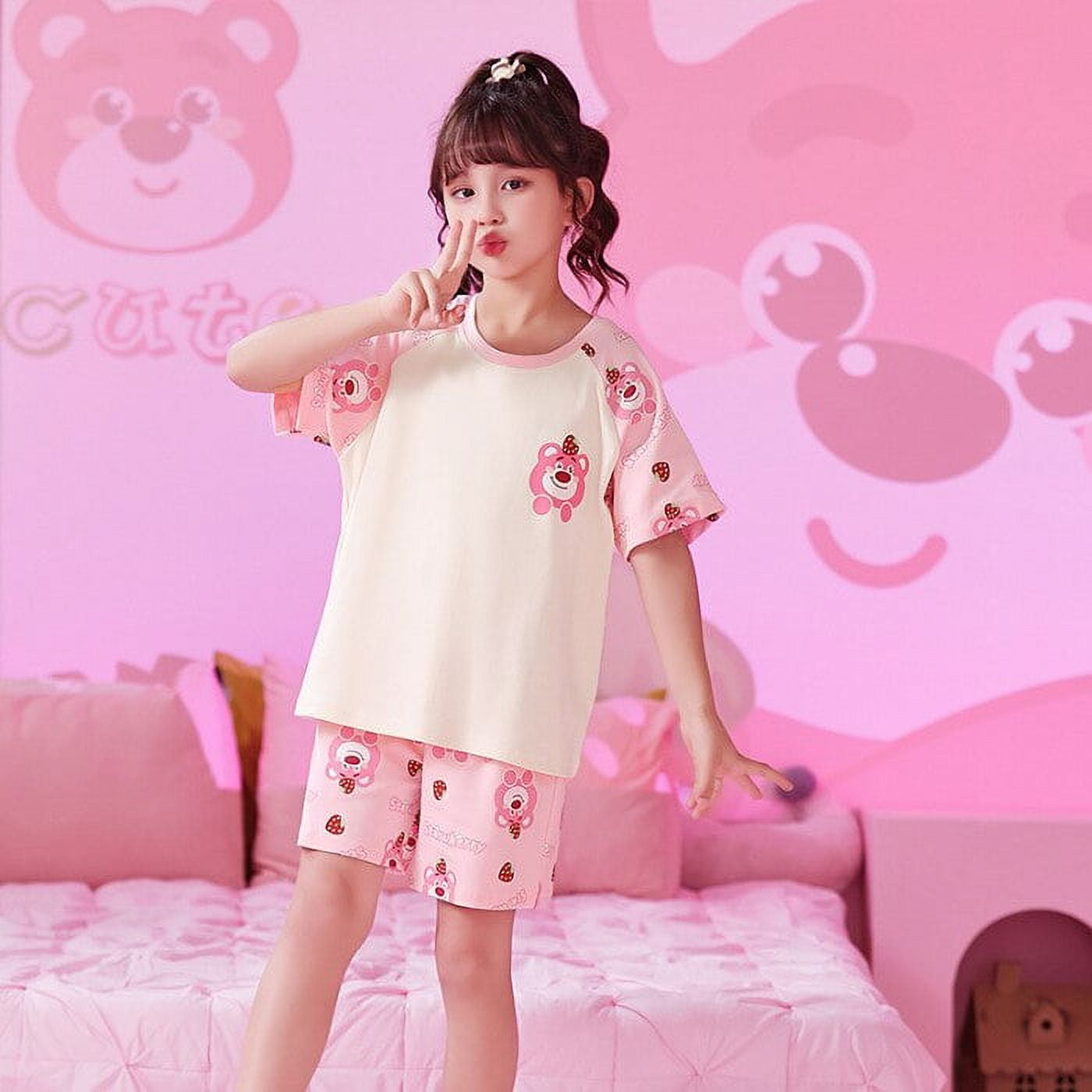 Hello Kittys Kuromi Cinnamoroll Pajamas Sanrios Anime Kawaii Summer ...