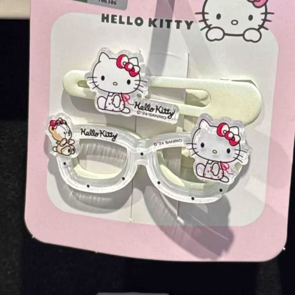 Hello Kittys New High-Value Cartoon Hair Clips, Design Side Clips for ...
