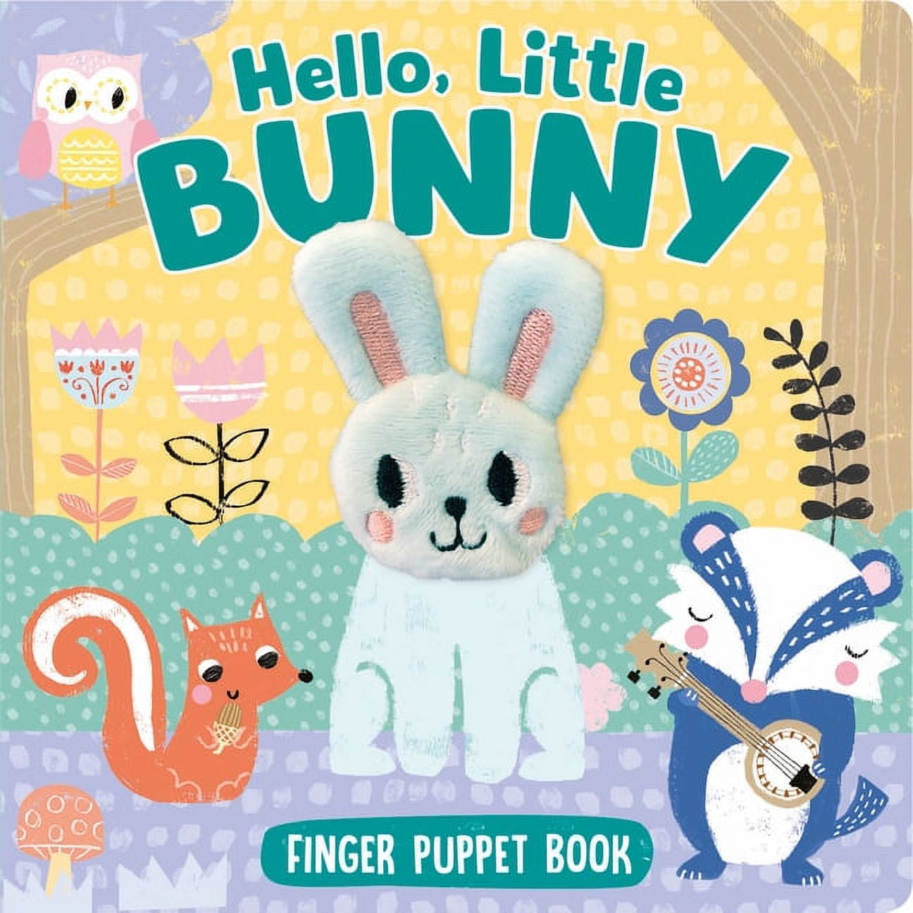 Hello, Little Bunny (Finger Puppet Book), (Board Book) - Walmart.com