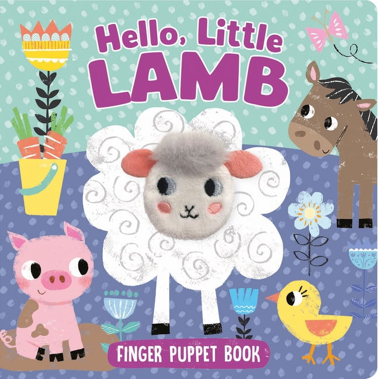 Hello, Little Lamb (Finger Puppet Board Book) (Board Book) - Walmart.com