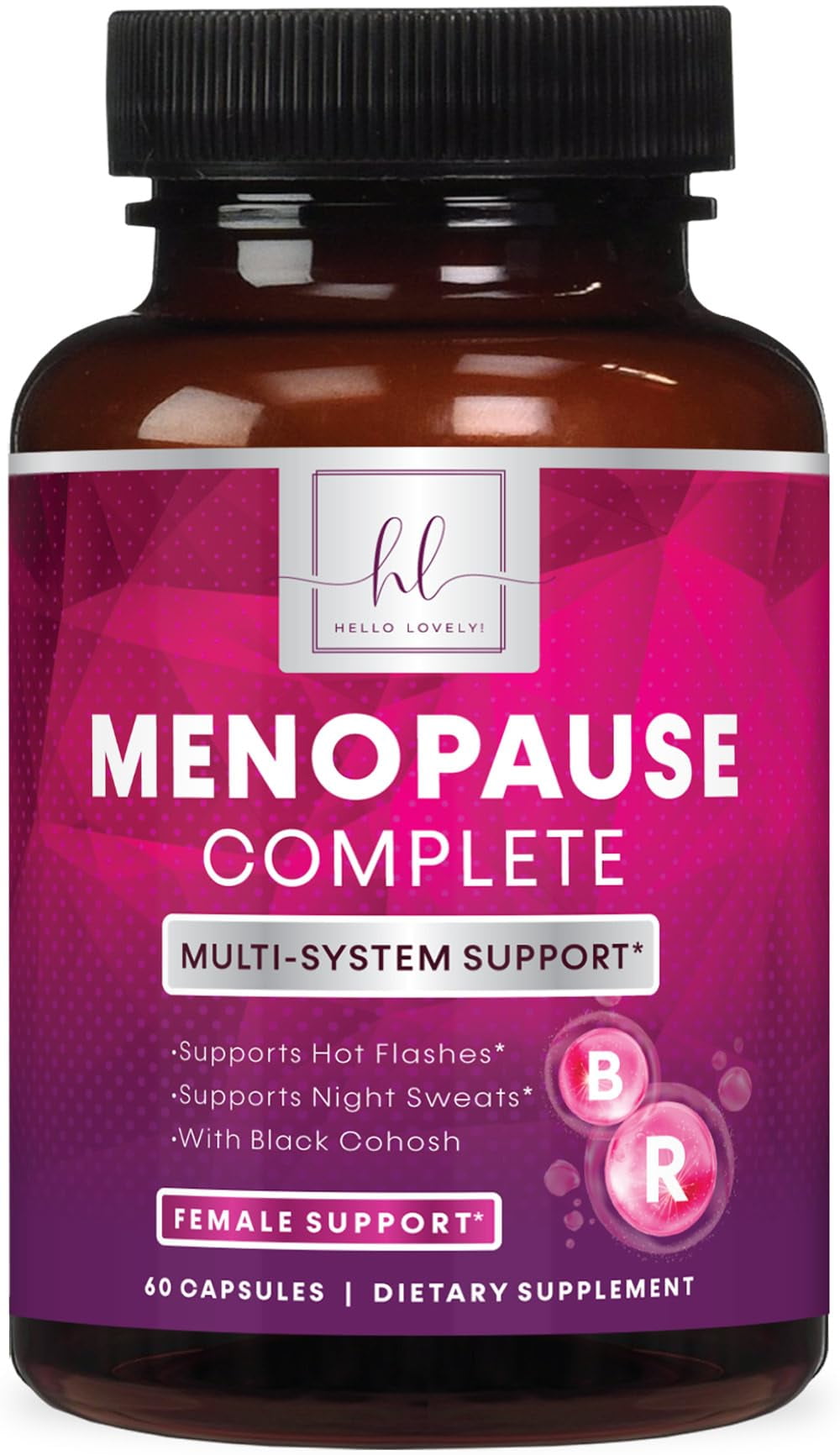 Hello Lovely! Menopause Relief Pills - Hormone Support, Energy, Hot ...