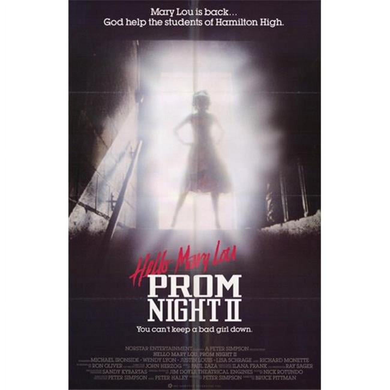 Hello Mary Lou Prom Night 2 Movie Poster - 11 x 17 in. - Walmart.com