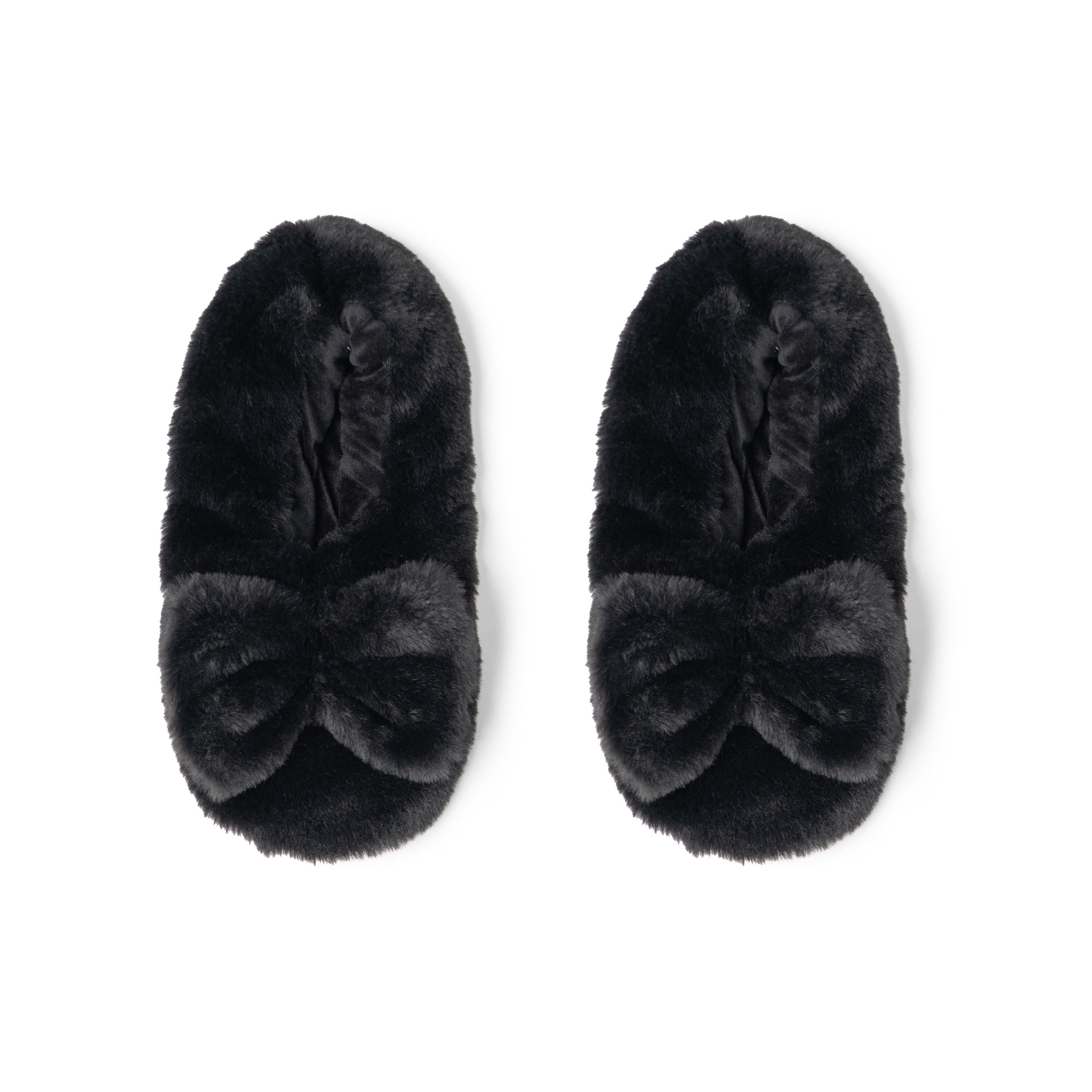 Hello Mello Cuddlers Heated Slippers Feet Warmers Shoes, Black Large/X ...
