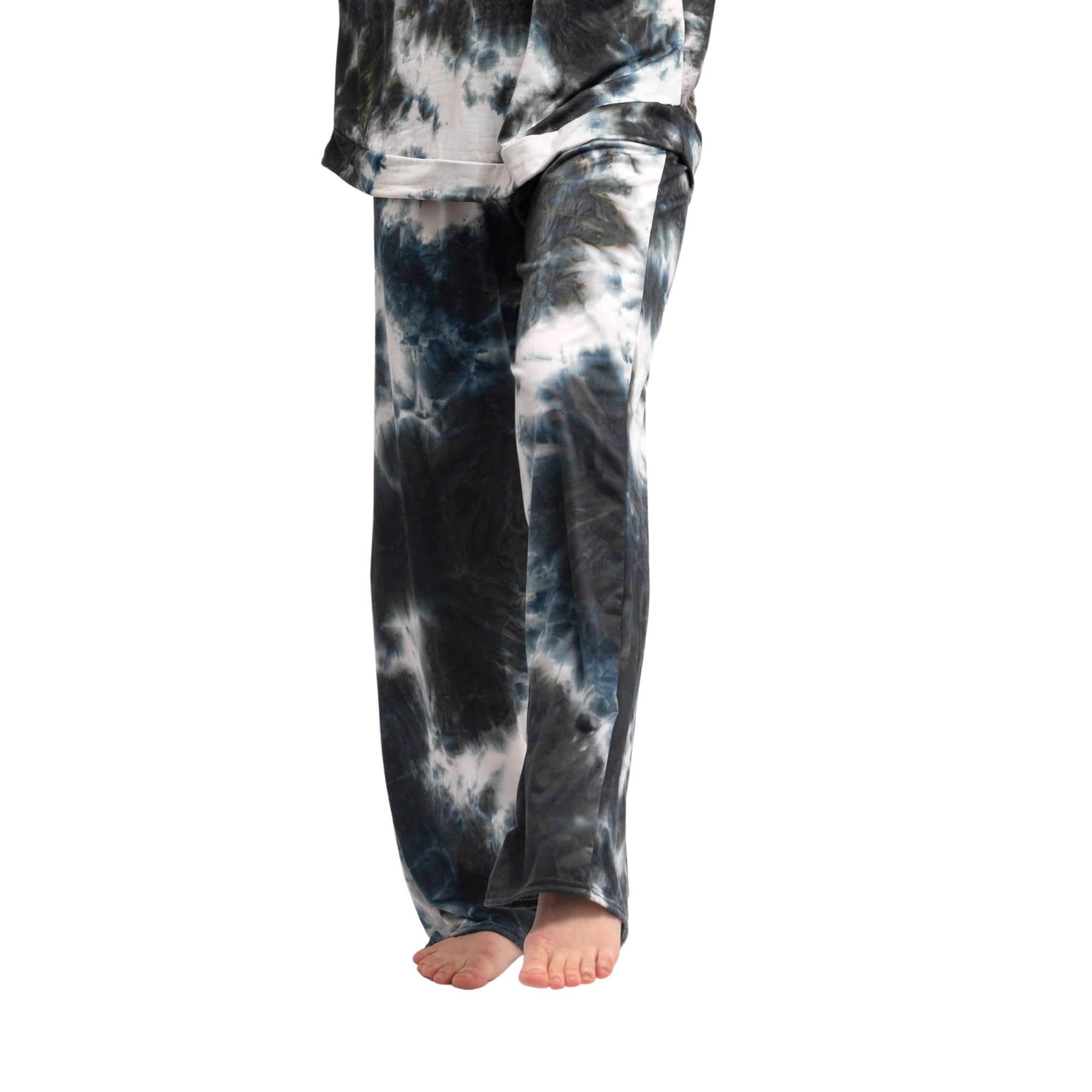 Hello Mello Dyes The Limit Soft Pajama Lounge Pants, Black Medium/Large ...