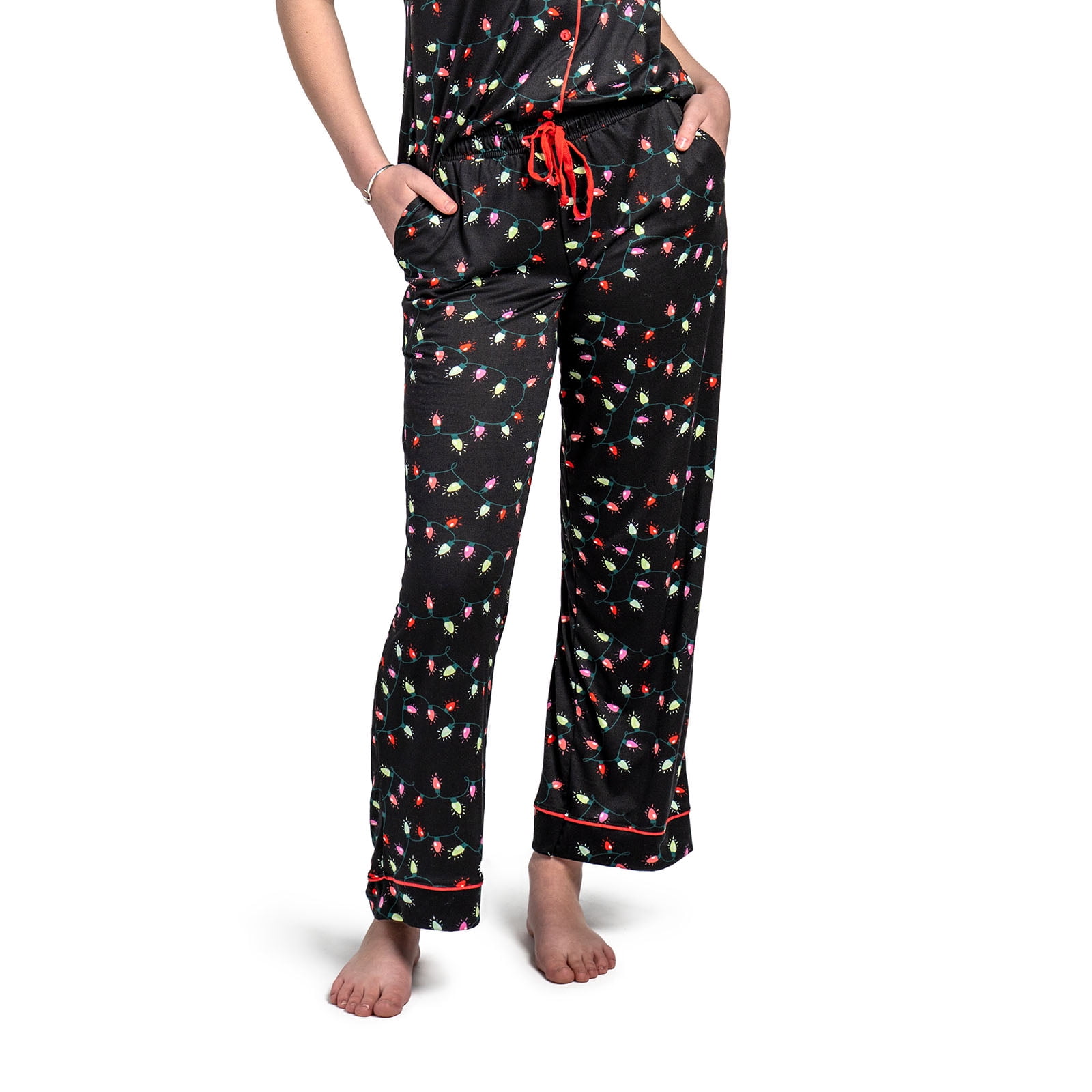 Hello Mello Holiday Pajama Pants Soft Lounge Drawstring Bottoms, Very ...