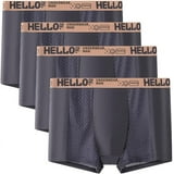 Hello Mesh Mens Underwear, Low Rise Boxer Briefs for Men, Mens ...