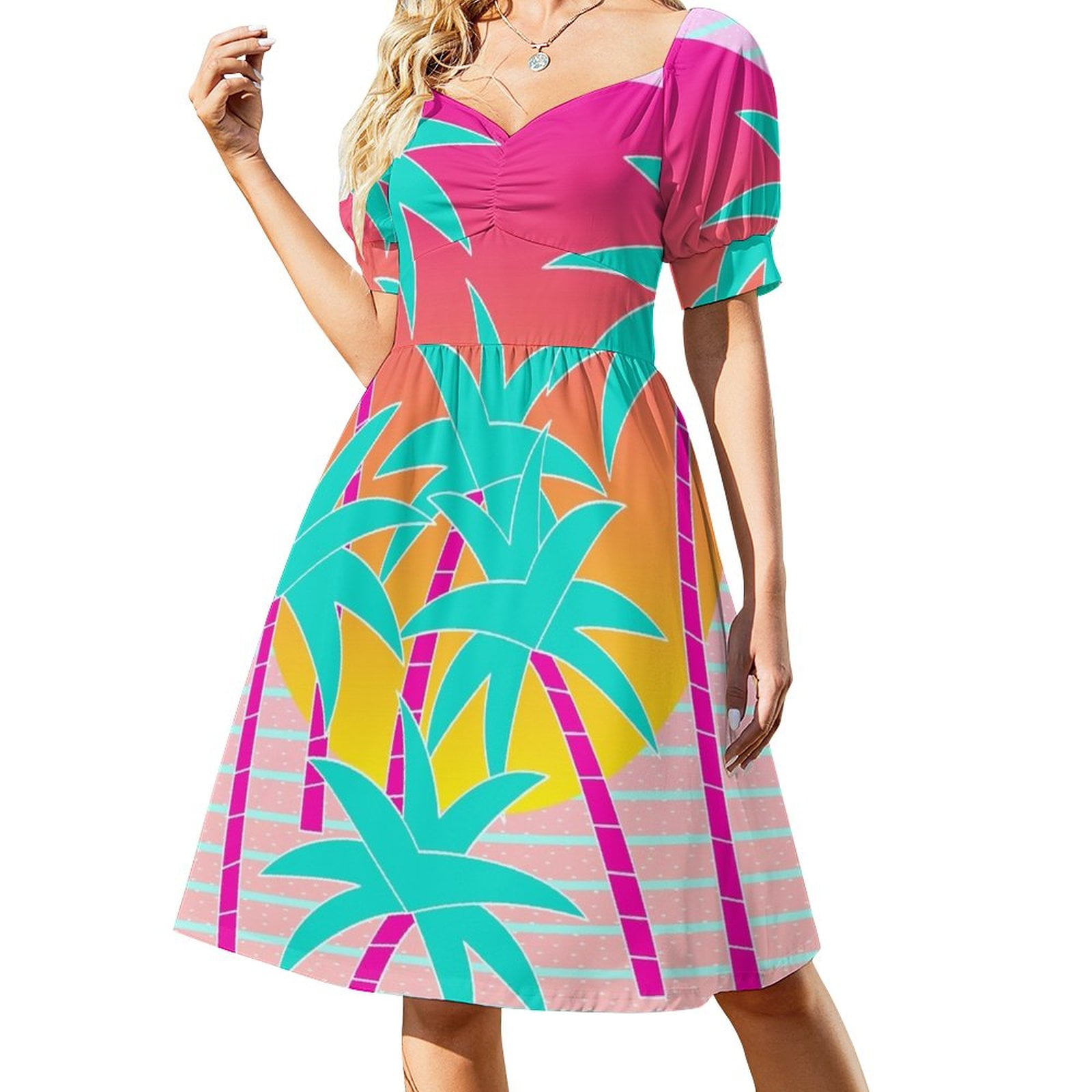 Hello Miami Sunset Dress woman dress prom dresses 2025 cute dress ...