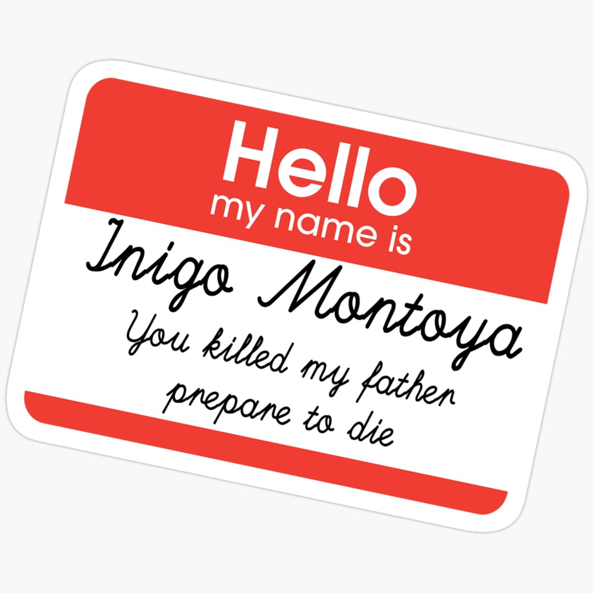 Hello My Name Is Ini Sticker. Gift For You - Decorate Laptops, Water ...