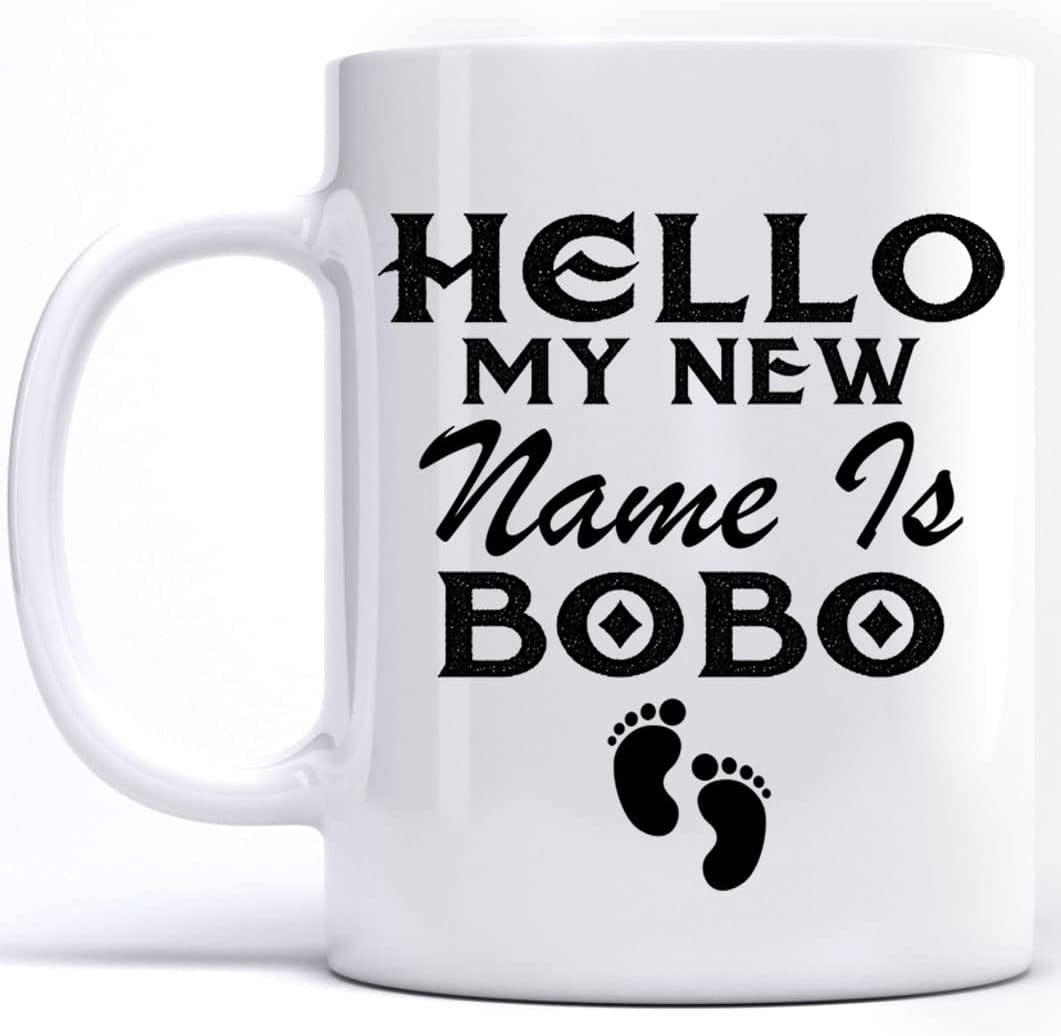 Hello My New Name is BoBo Promoted To BoBo 2022 Mug New Baby ...