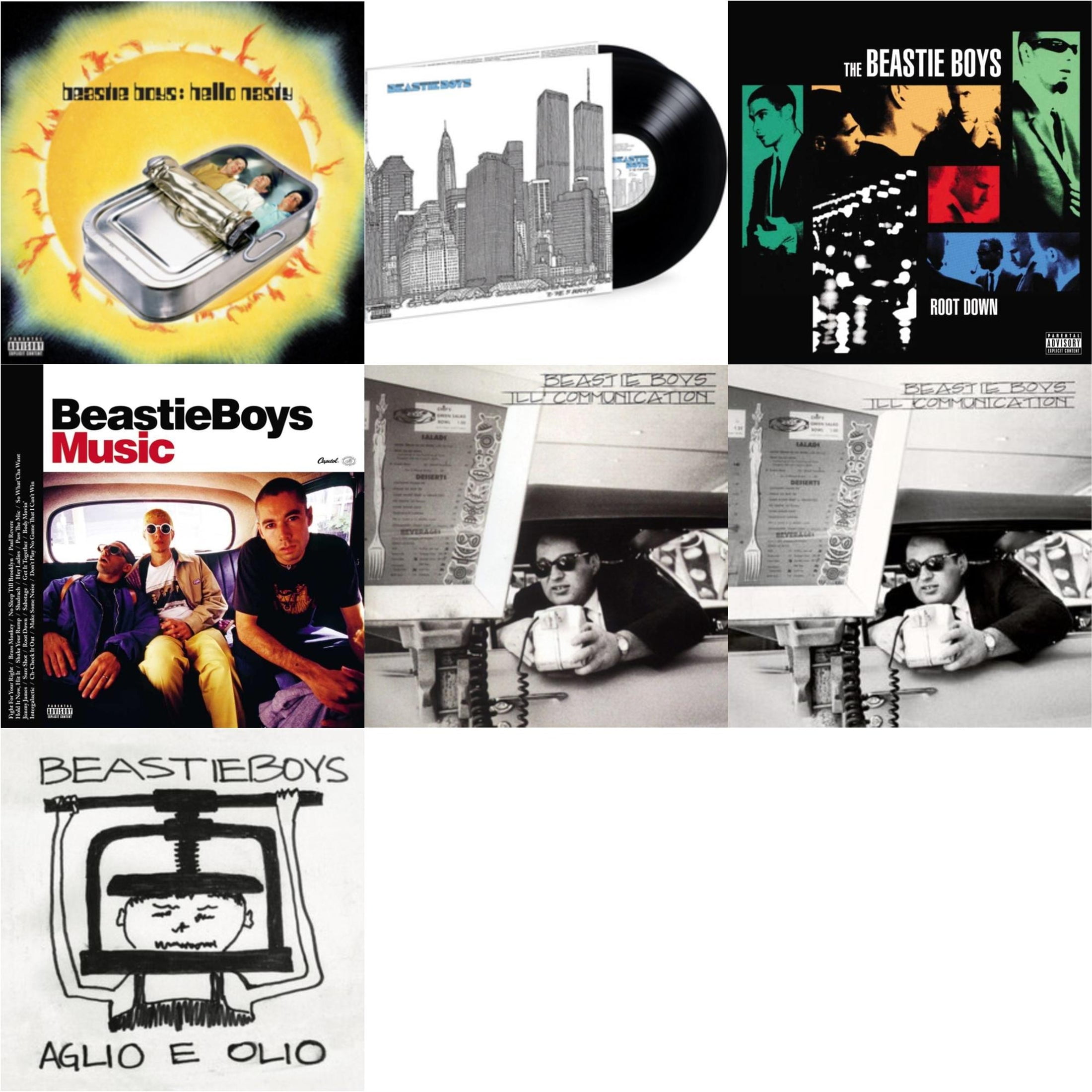 Hello Nasty & To The 5 Boroughs (180G/2LP) & Root Down Ep & Beastie ...