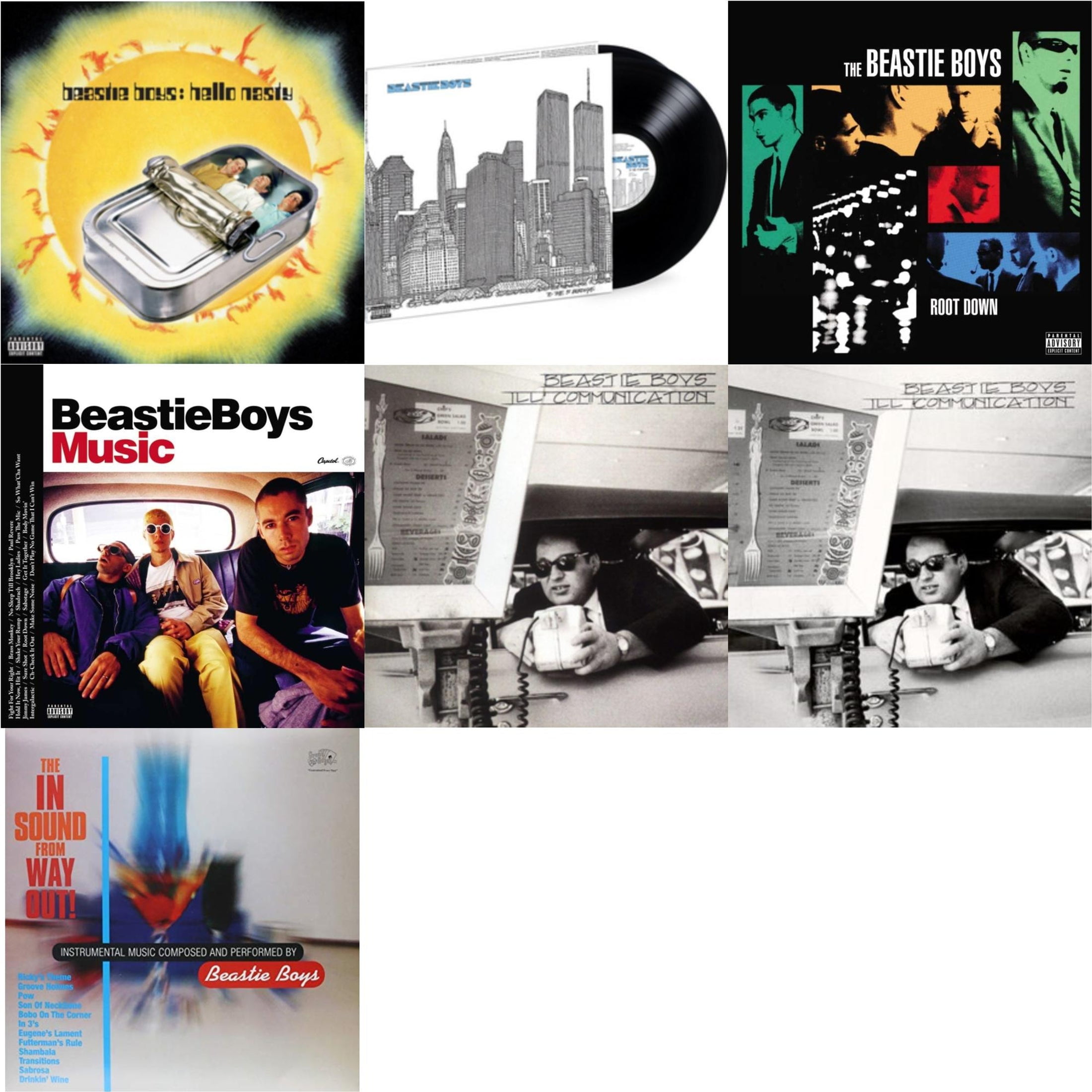 Hello Nasty & To The 5 Boroughs (180G/2LP) & Root Down Ep & Beastie ...