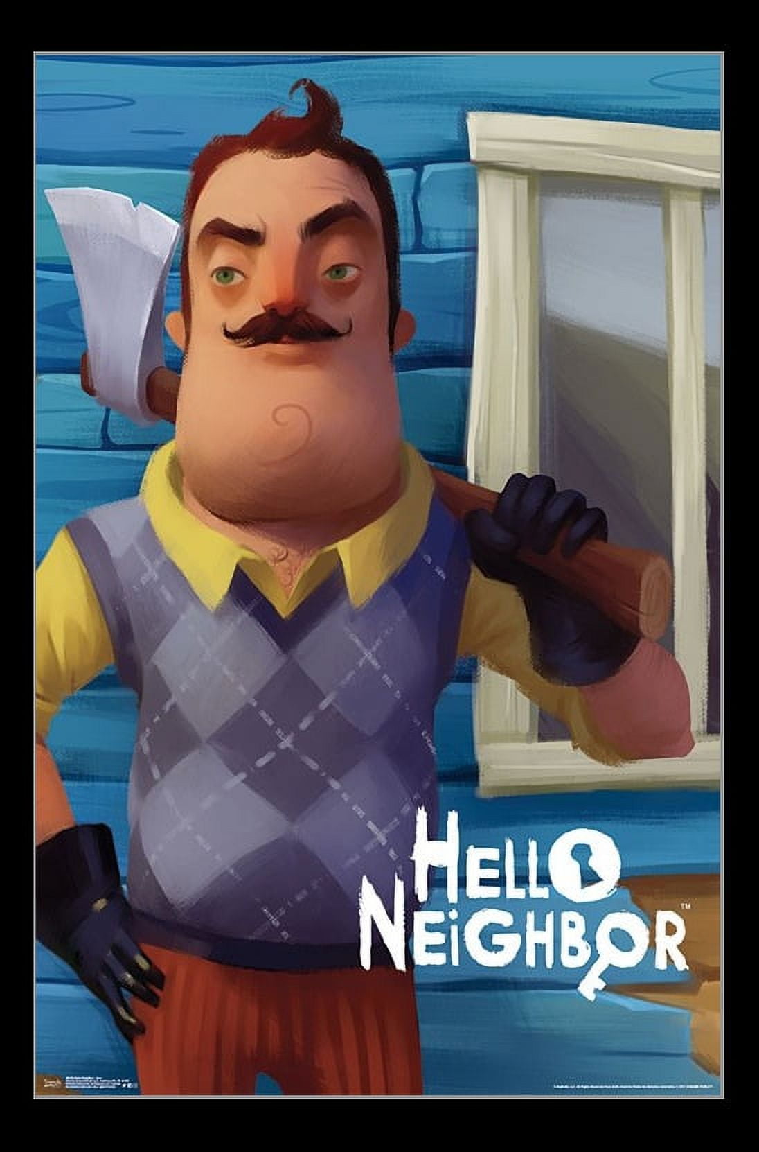 Hello Neighbor - Axe Poster Print (22 x 34) - Walmart.com