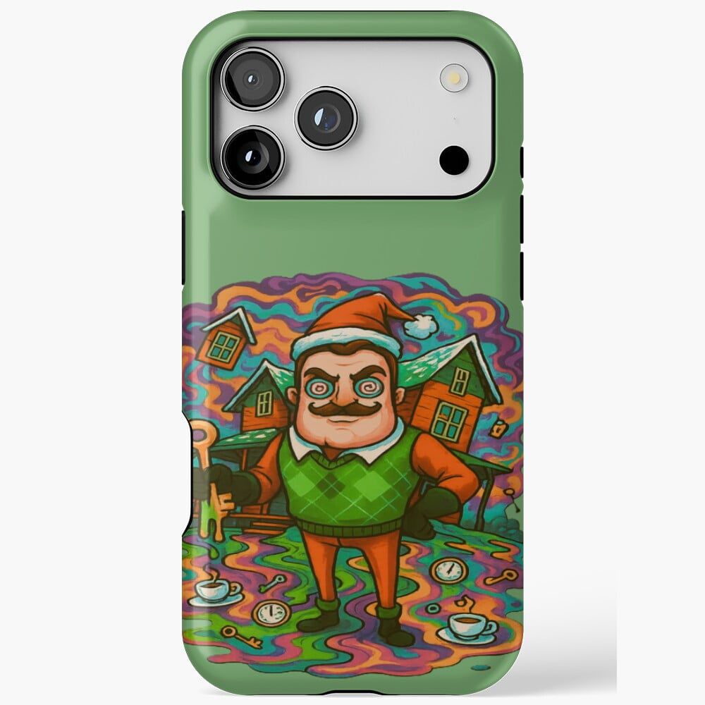 Hello Neighbor Christmas Game Case for iPhone 11 12 13 14 15 16 17 Pro ...