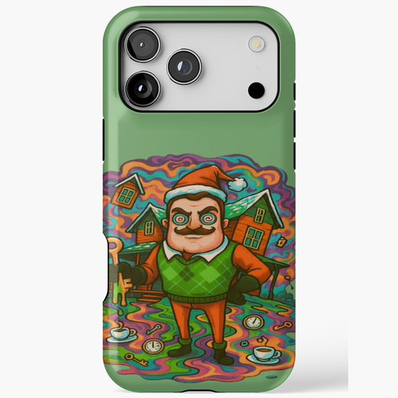 Hello Neighbor Christmas Game Case for iPhone 11 12 13 14 15 16 17 Pro ...