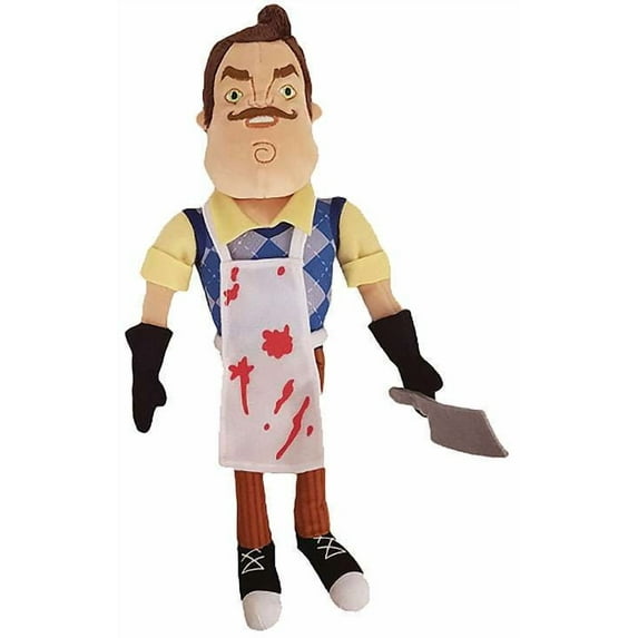 Hello Neighbor The Neighbor with Apron & Cleaver Plush (11) - Walmart.com