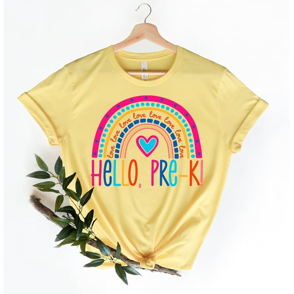 Hello PRE-K grade Shirts,Teach Love Inspire Shirt,Back To School Shirt ...