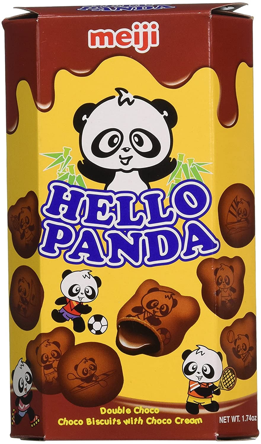 Hello Panda Double Chocolate Creme Filled Cookies, 1.74 Ounce - Walmart.com