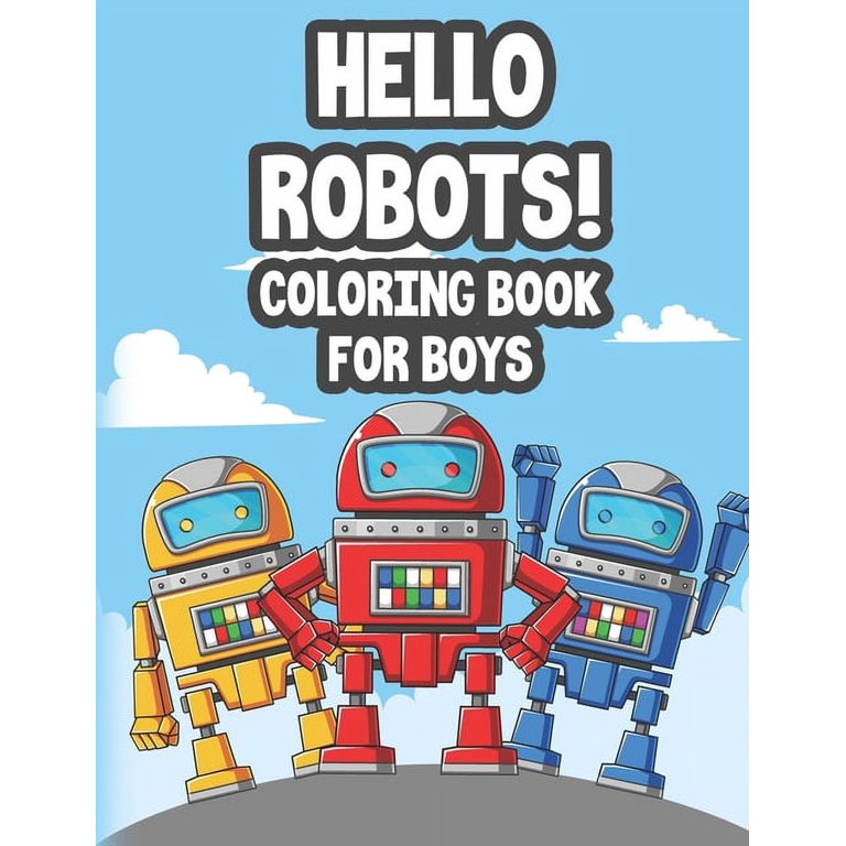 coloring pages robots