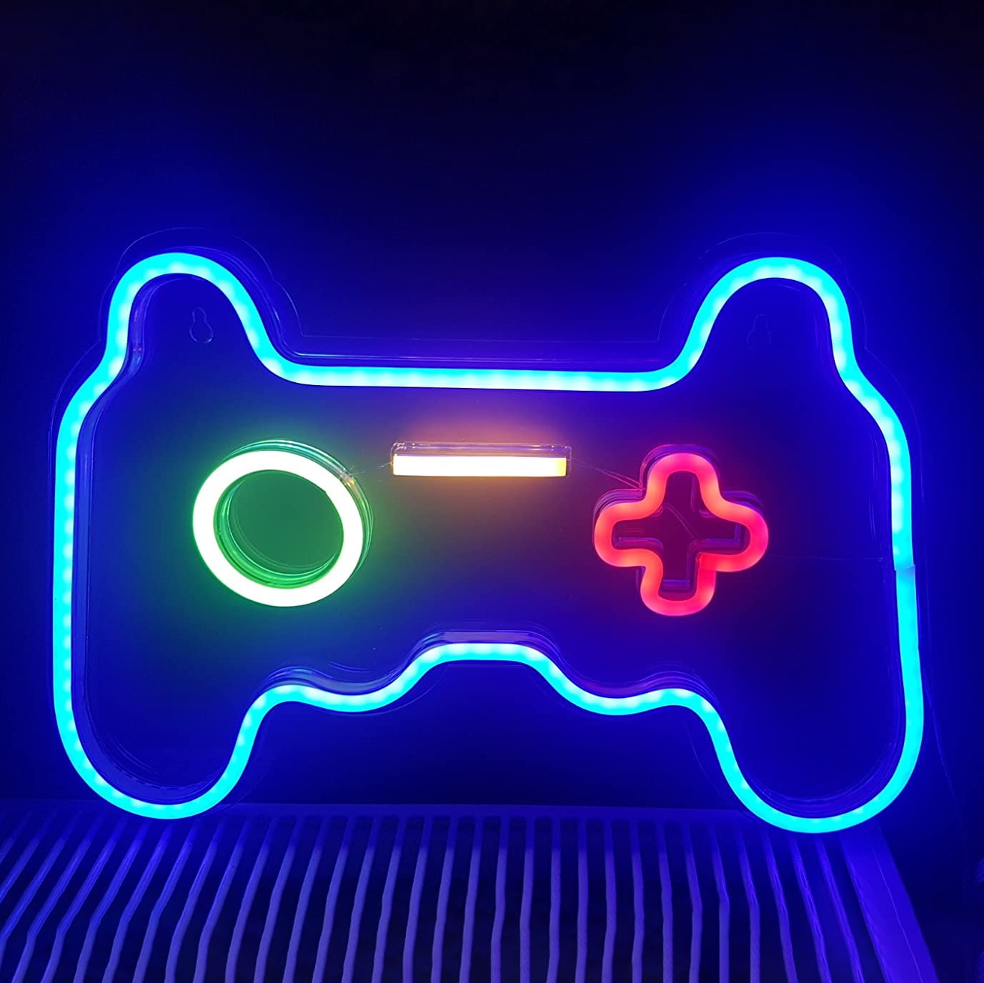Hello Rosa Game Player Shape LED Neon Light Signs USB Power for Home ...
