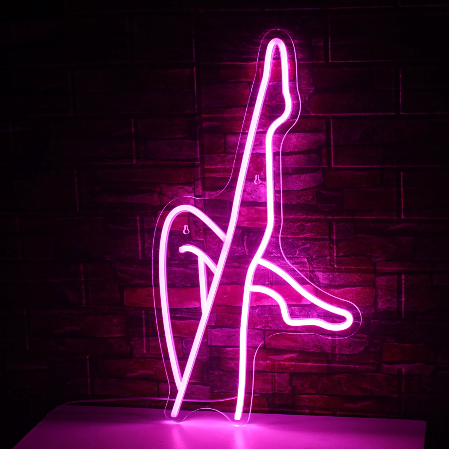 Hello Rosa Sexy Leg LED Neon Light Signs USB Power for Bedroom Man Cave ...