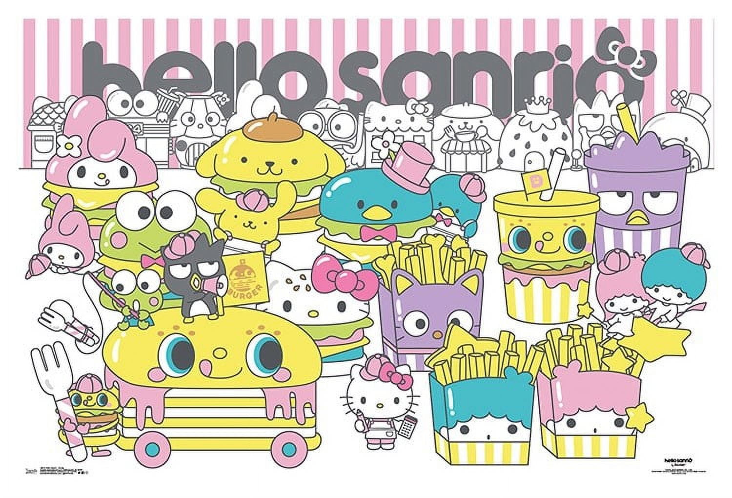 Hello Sanrio - Group Poster Print (34 x 24) - Walmart.com