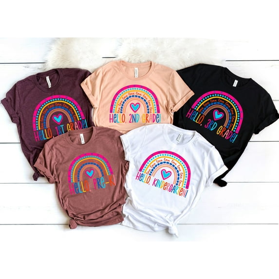 Hello Second Grade Shirt Second Grade Shirt Back To School Shirt 2nd ...