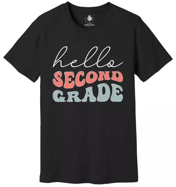Hello Second Grade Shirt, Second Grade Teacher Shirt, 2Nd Grade Shirt ...