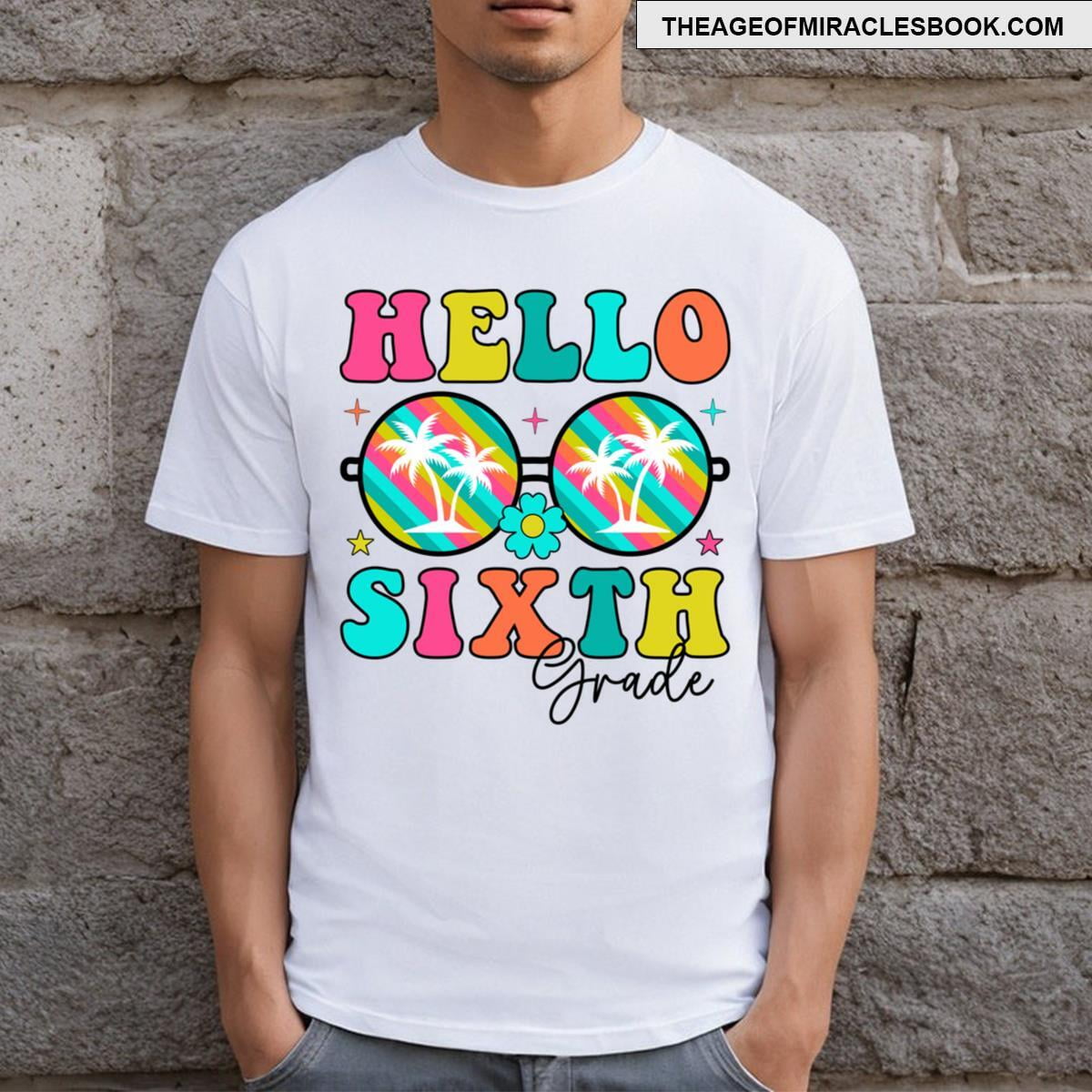 Hello Sixth Grade Team 6th Grade Back To School Teacher Kid T-shirt ...