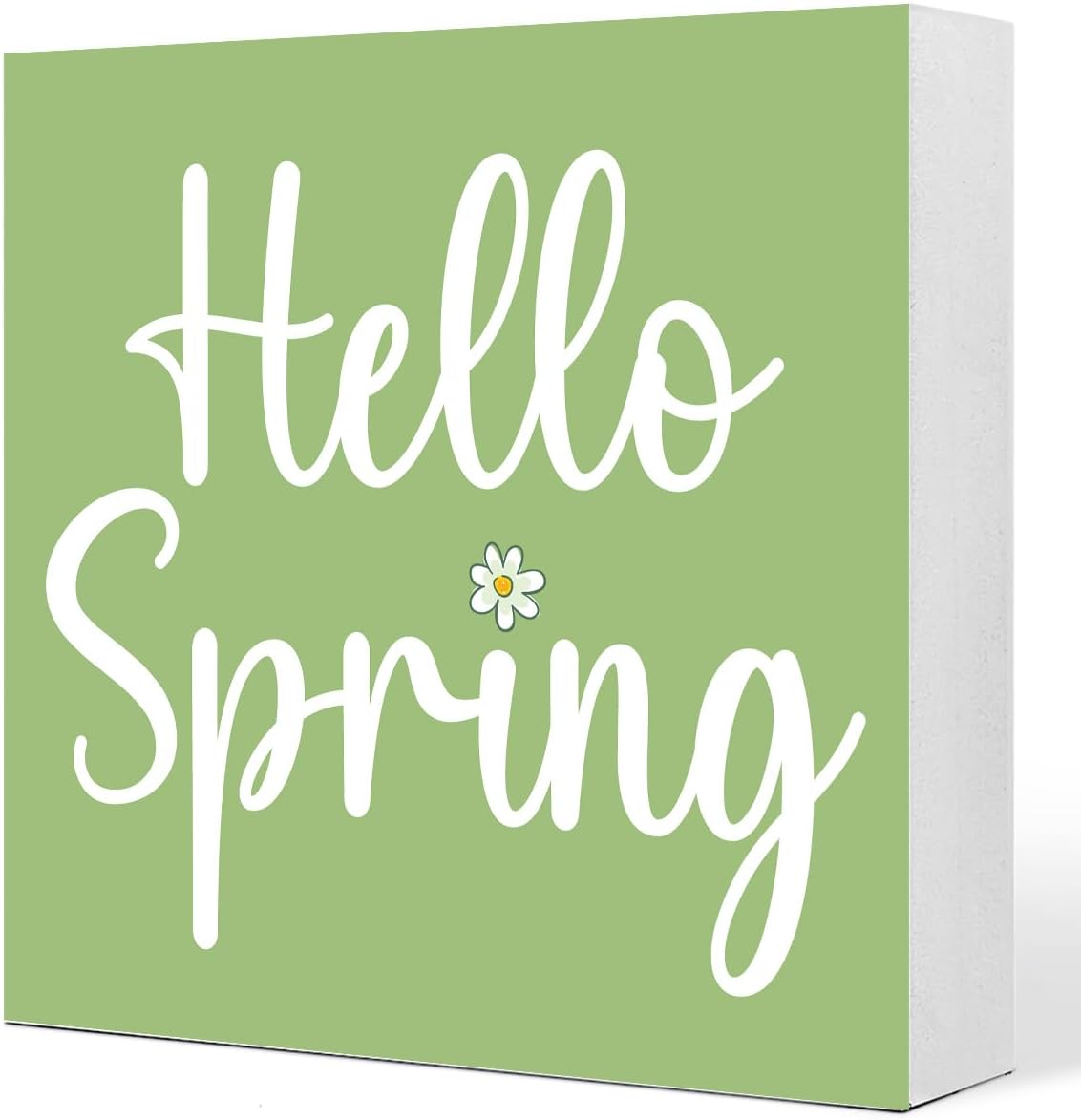 Hello Spring Wood Sign Desk Decor,Funny Spring Sign,Spring Themed Signs ...