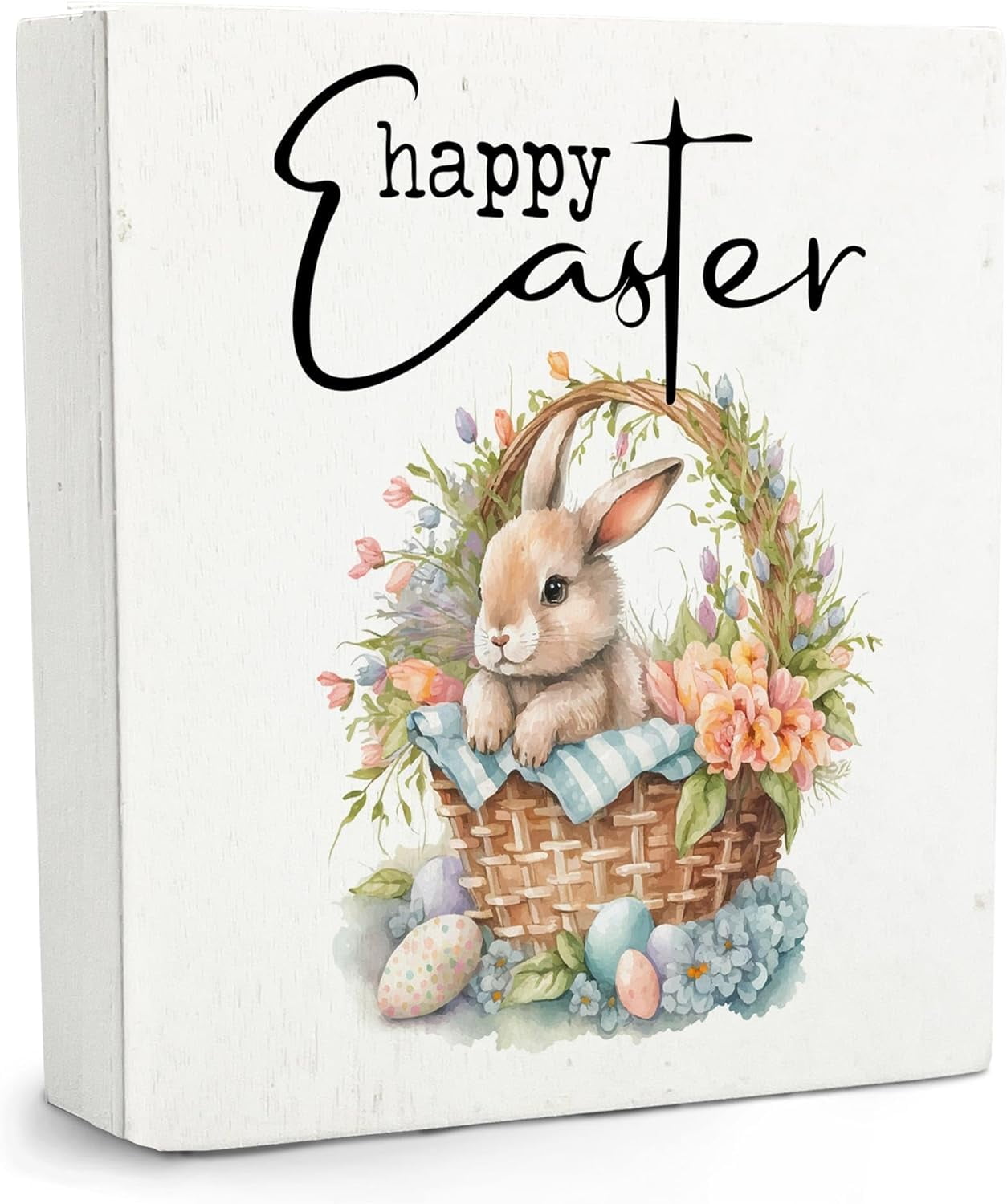 Hello Spring Wooden Sign - Spring Table Decor, Flower Room Decor ...